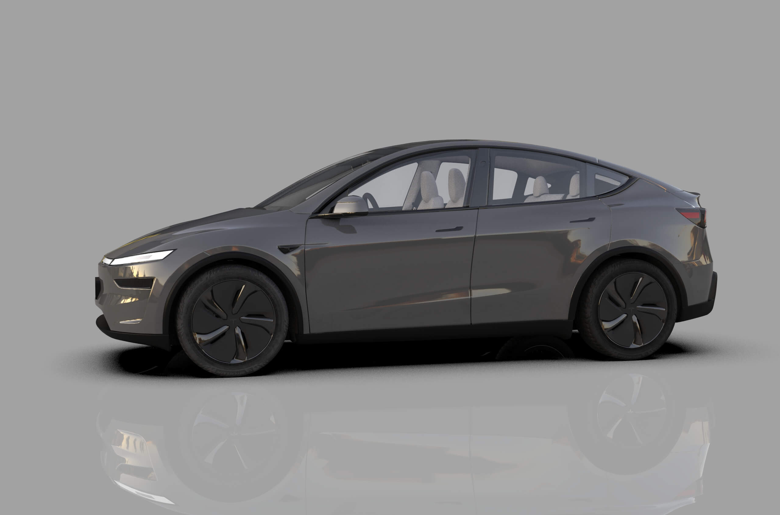 Tesla Model Y 2025 HQ Interior by davidson