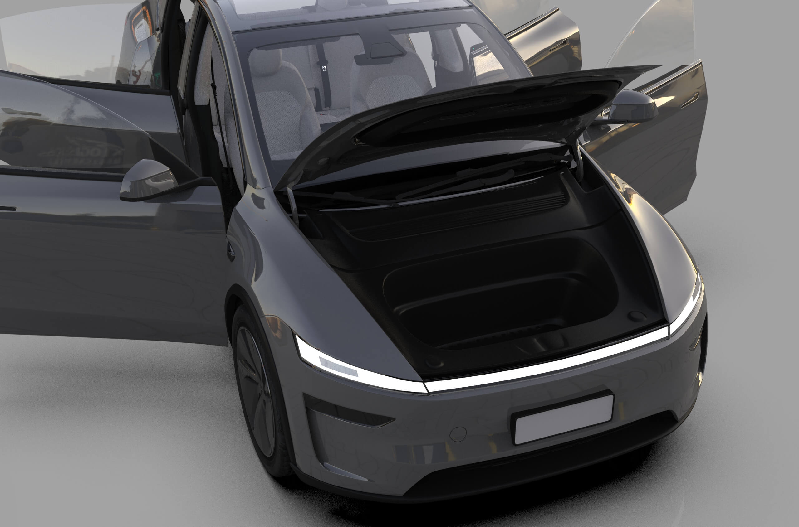 Tesla Model Y 2025 HQ Interior by davidson