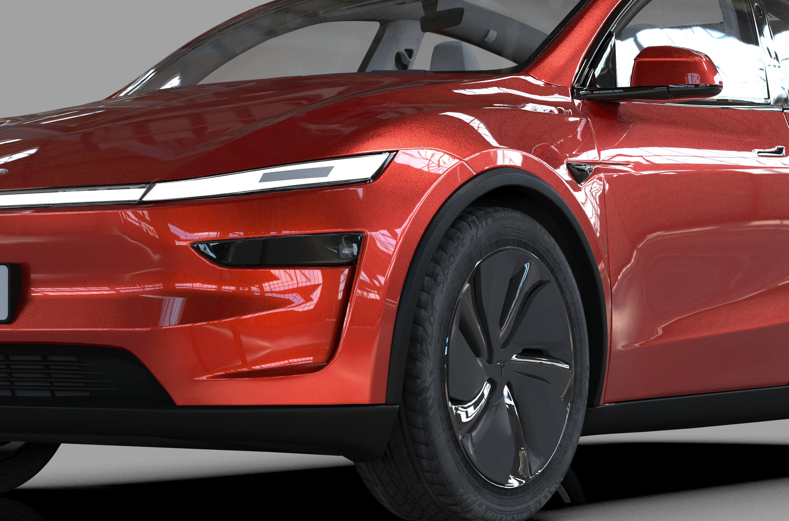 Tesla Model Y 2025 HQ Interior by davidson