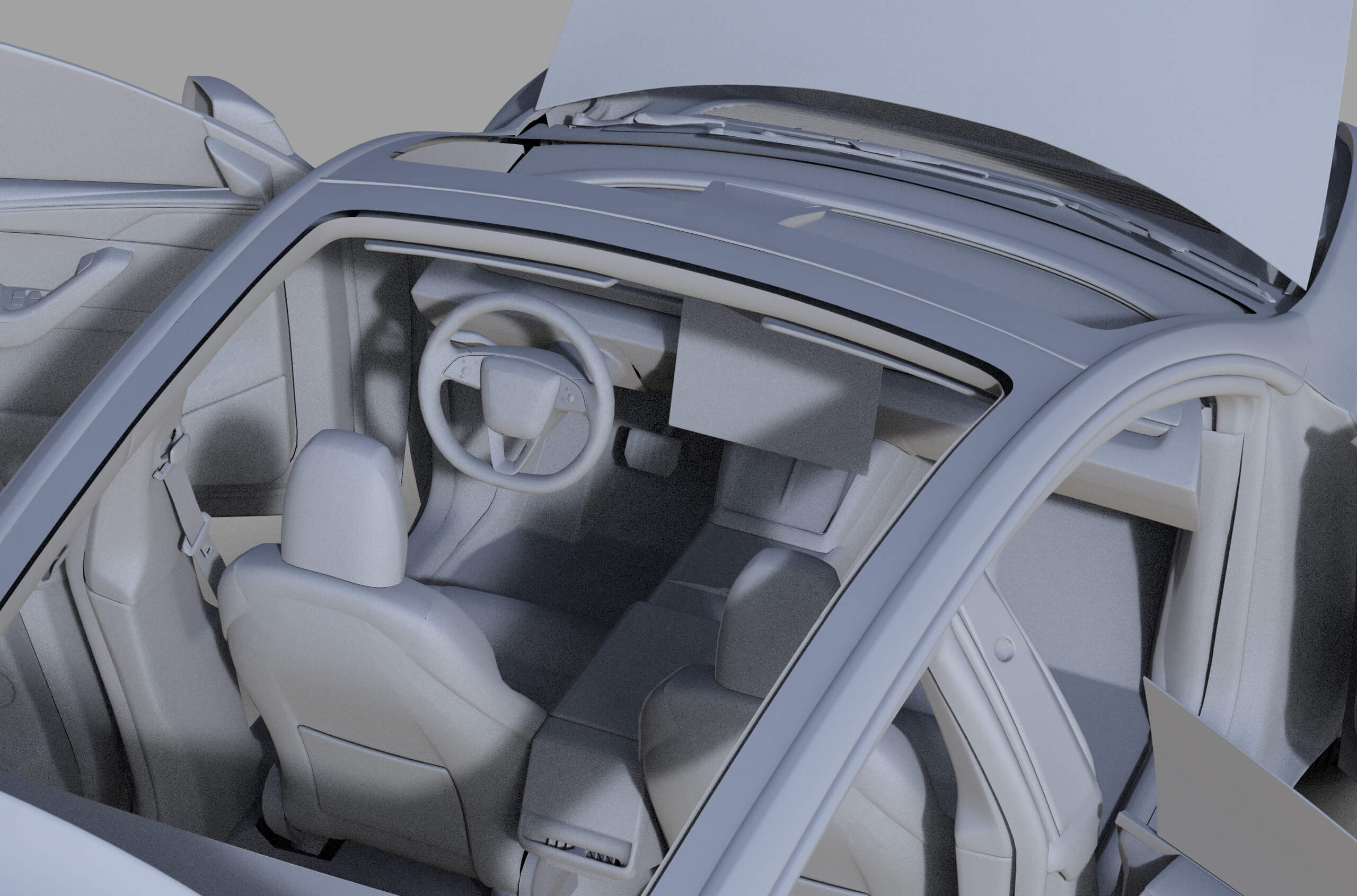 Tesla Model Y 2025 HQ Interior by davidson