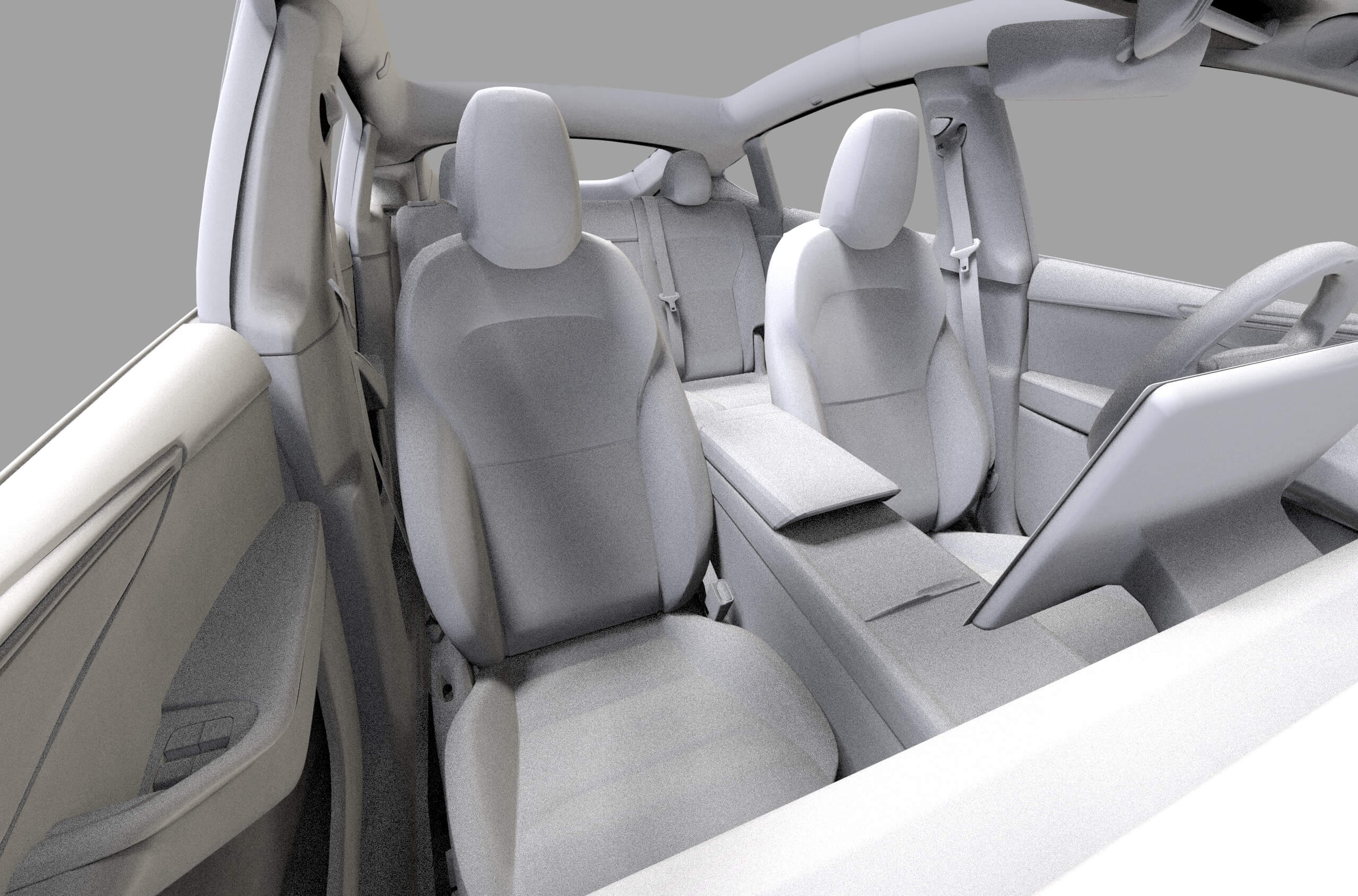 Tesla Model Y 2025 HQ Interior by davidson