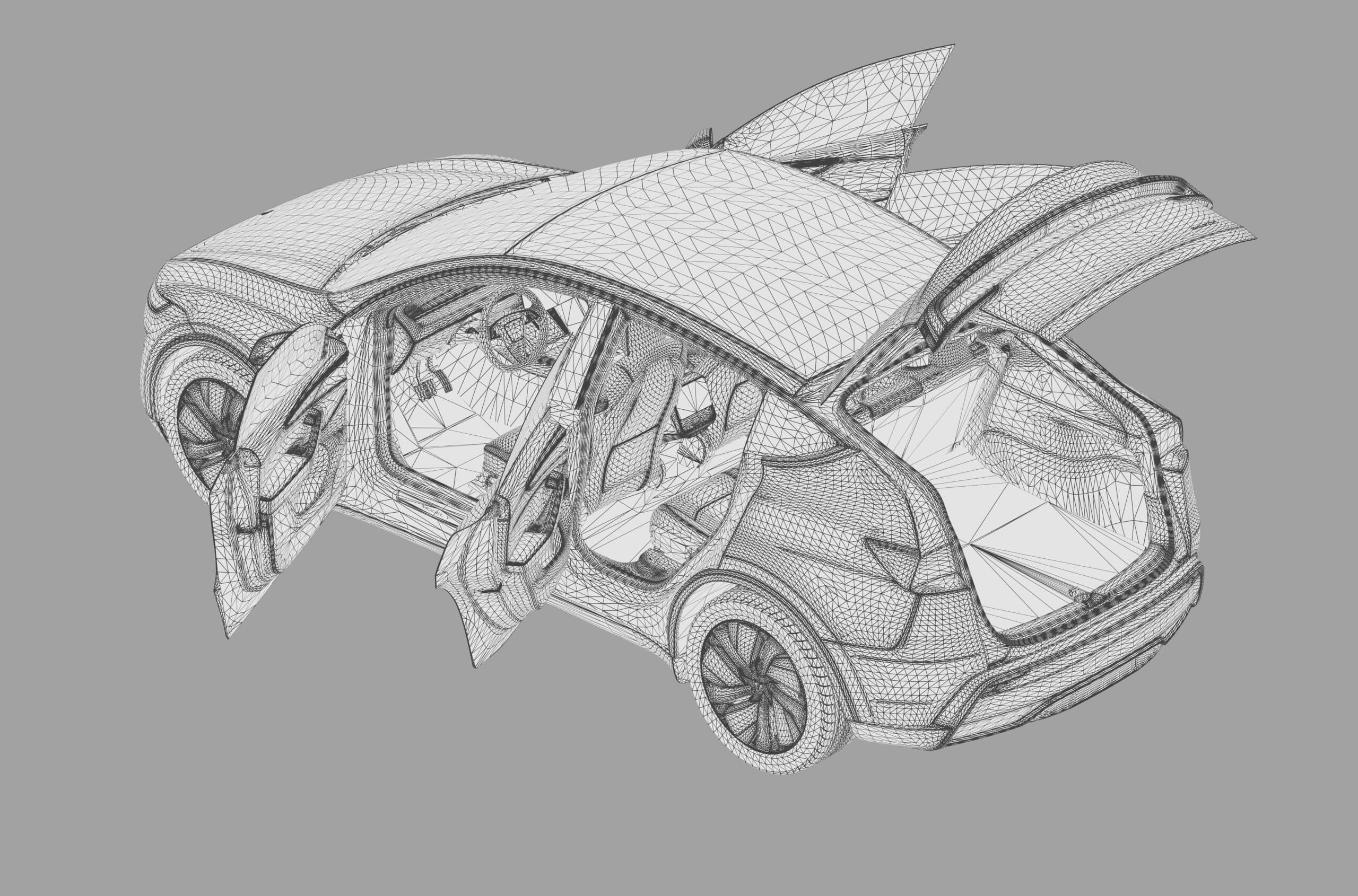 Tesla Model Y 2025 HQ Interior by davidson