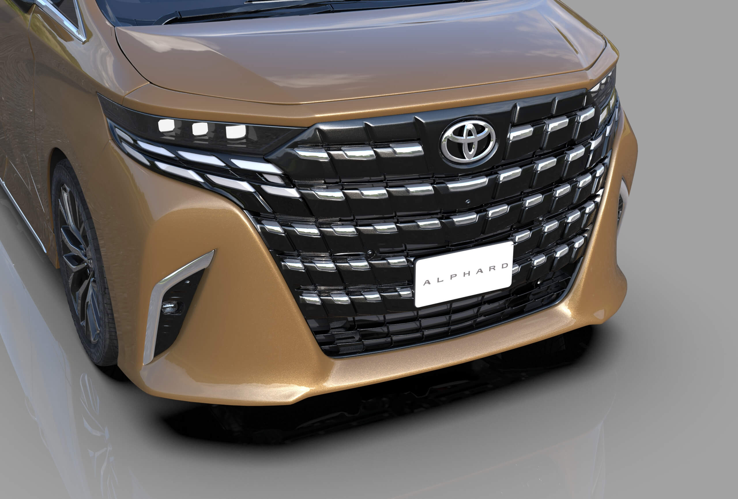 Toyota Alphard Vellfire 2023 HQ Interior - 3D Model by davidson