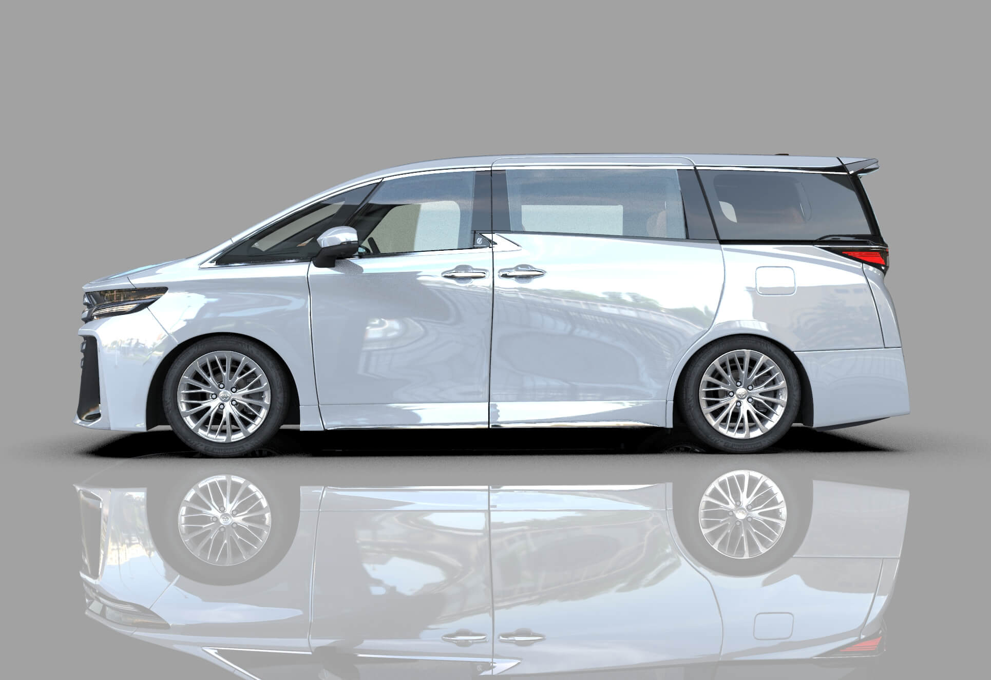 Toyota Alphard Vellfire 2023 HQ Interior - 3D Model by davidson