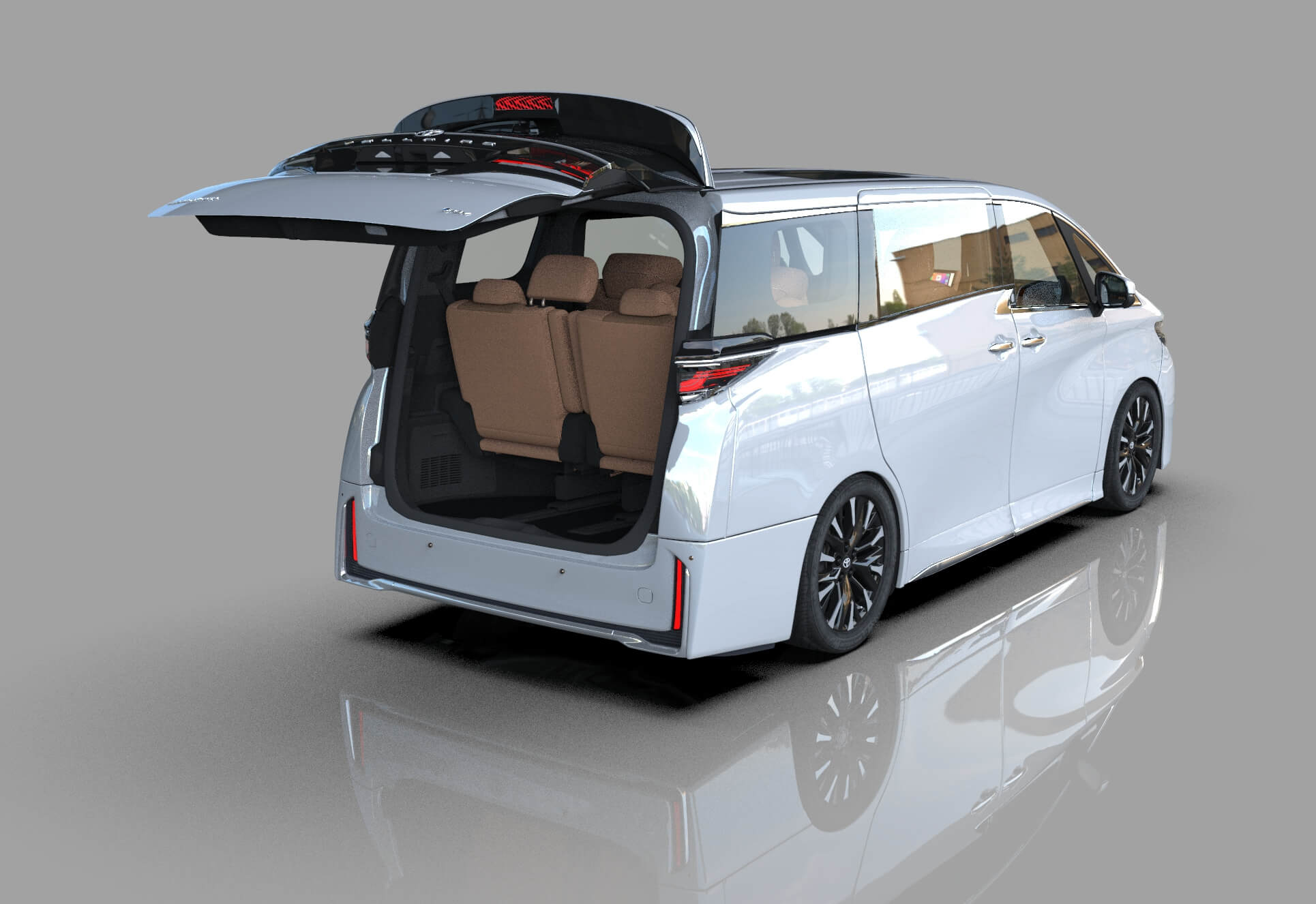 Toyota Alphard Vellfire 2023 HQ Interior - 3D Model by davidson