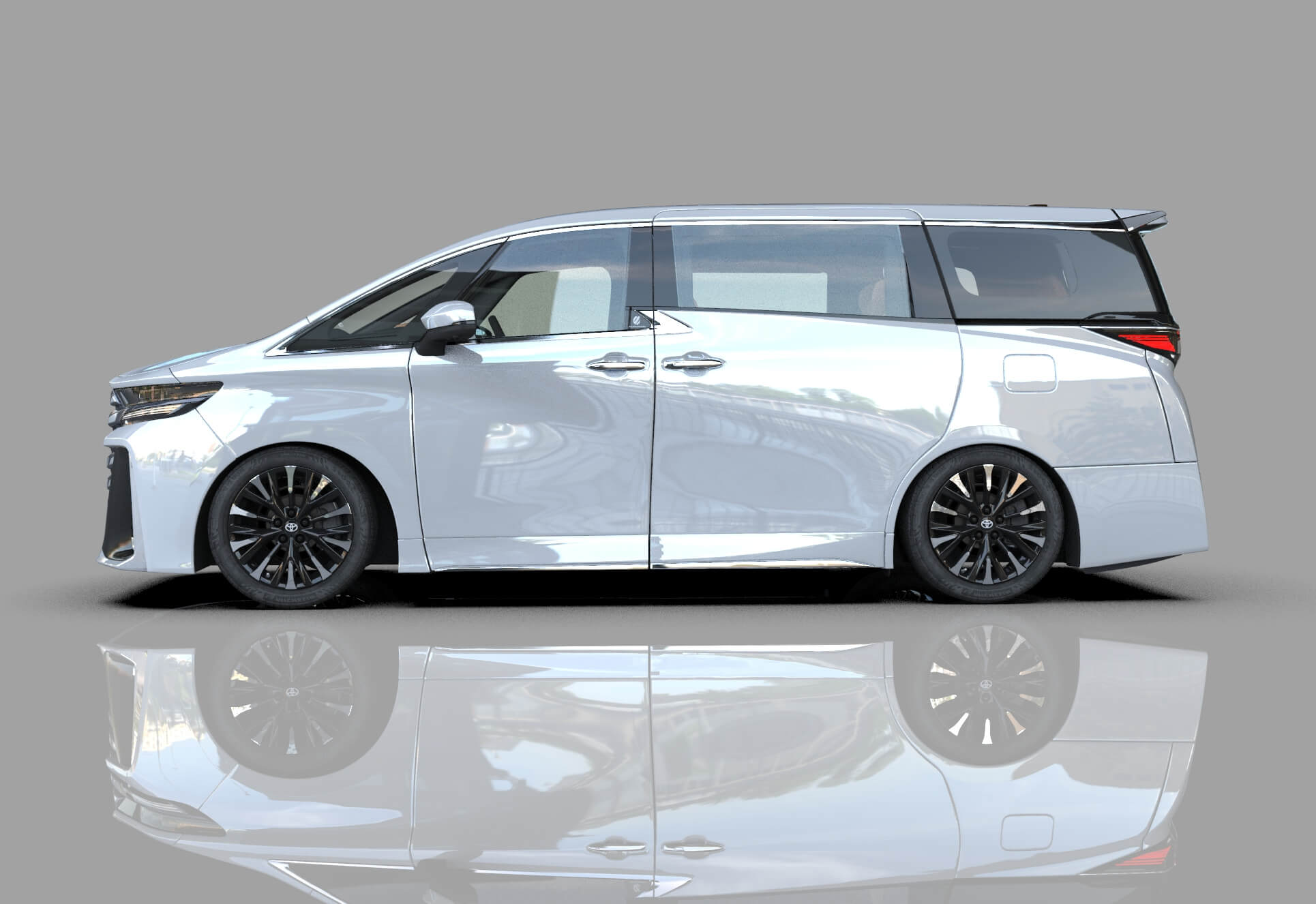 Toyota Alphard Vellfire 2023 HQ Interior - 3D Model by davidson