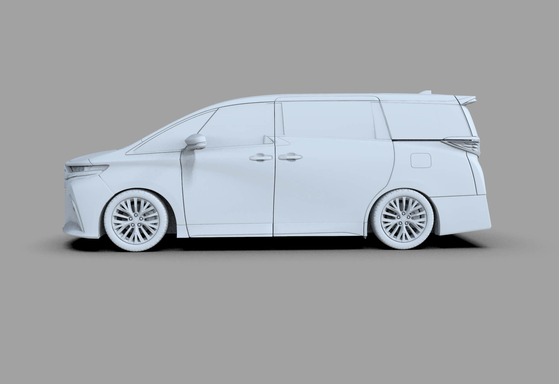 Toyota Alphard Vellfire 2023 HQ Interior - 3D Model by davidson