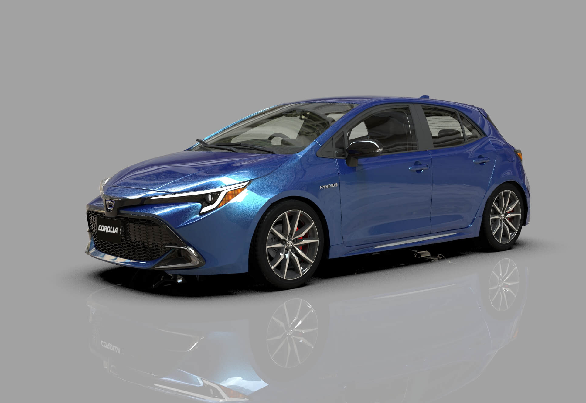 Toyota Corolla Hatchback 2020 and GR Corolla - 3D Model by davidson