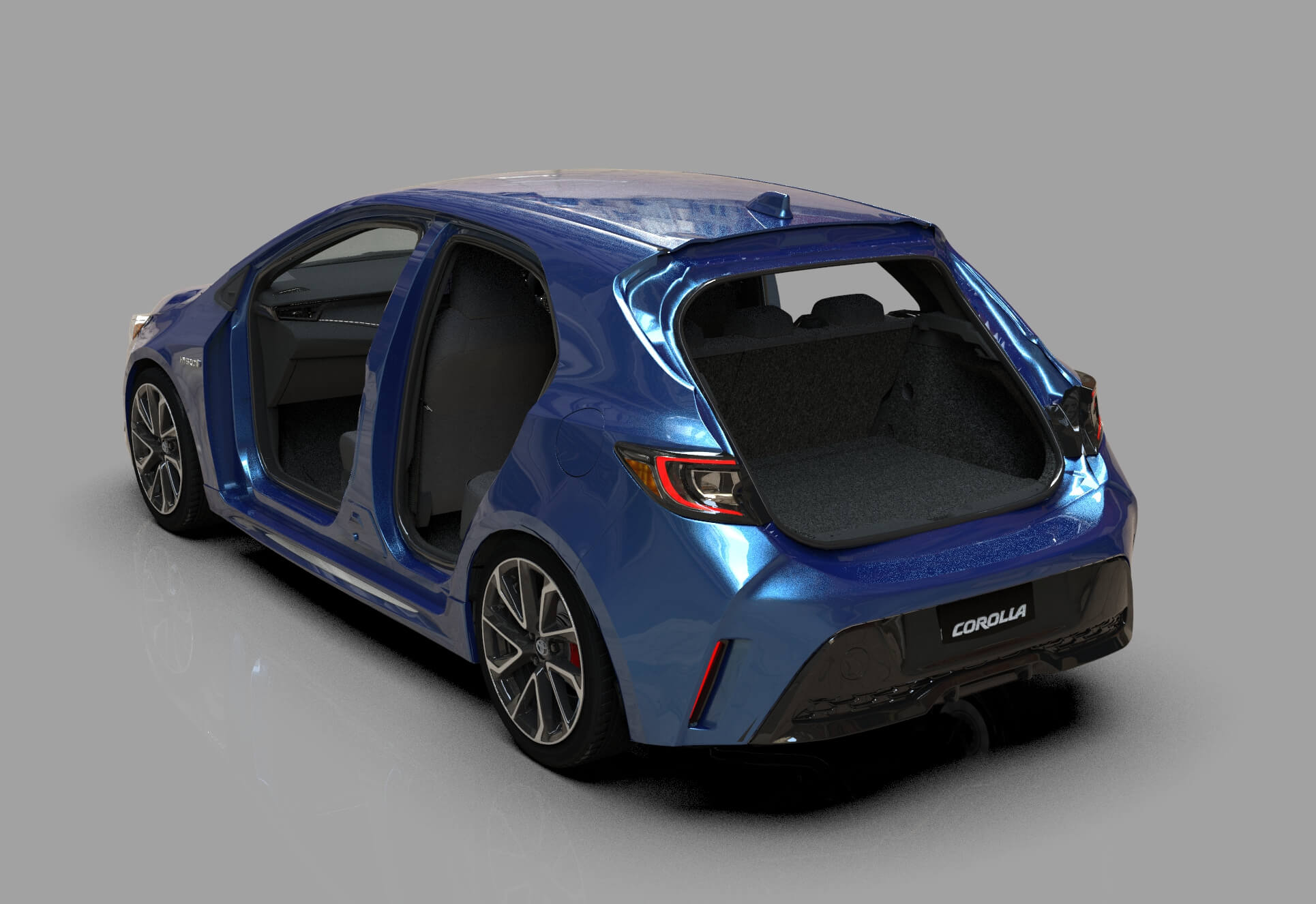 Toyota Corolla Hatchback 2020 and GR Corolla - 3D Model by davidson