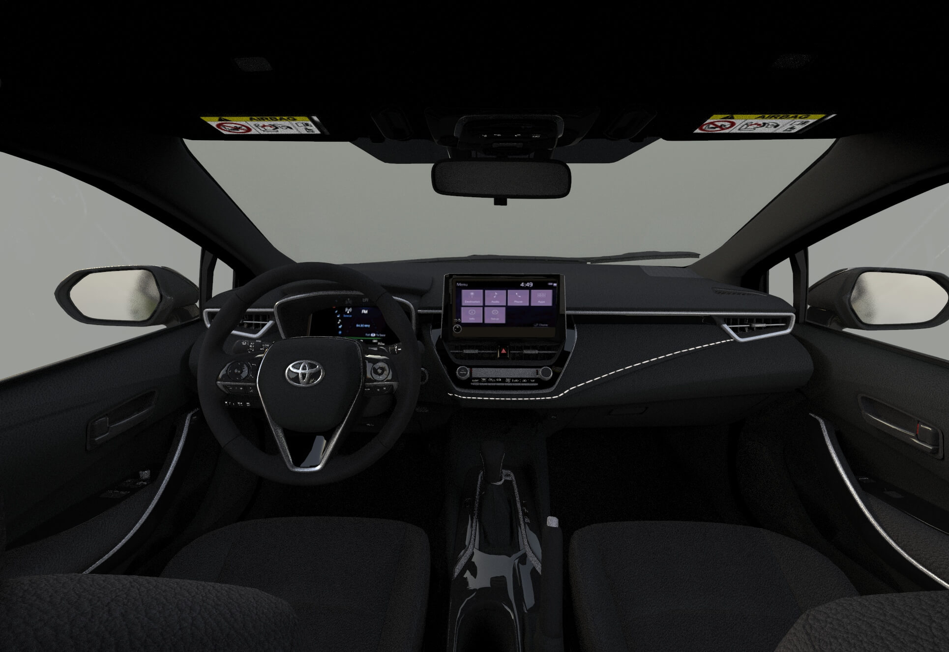 Corolla Accessories FOR TOYOTA COROLLA Cross 2022-2023 Carbon Fiber ...