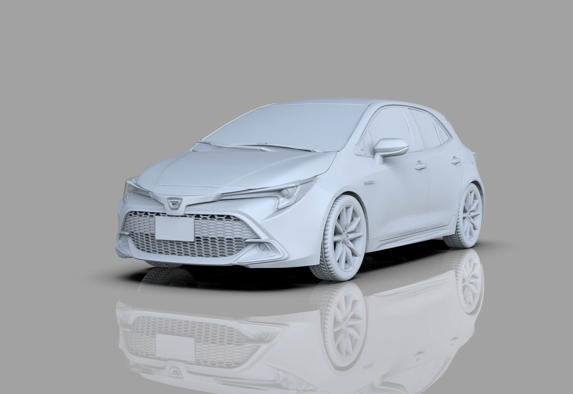 Toyota Corolla Sport Hatchback 2020-2023 HQ Interior 3D Model by davidson