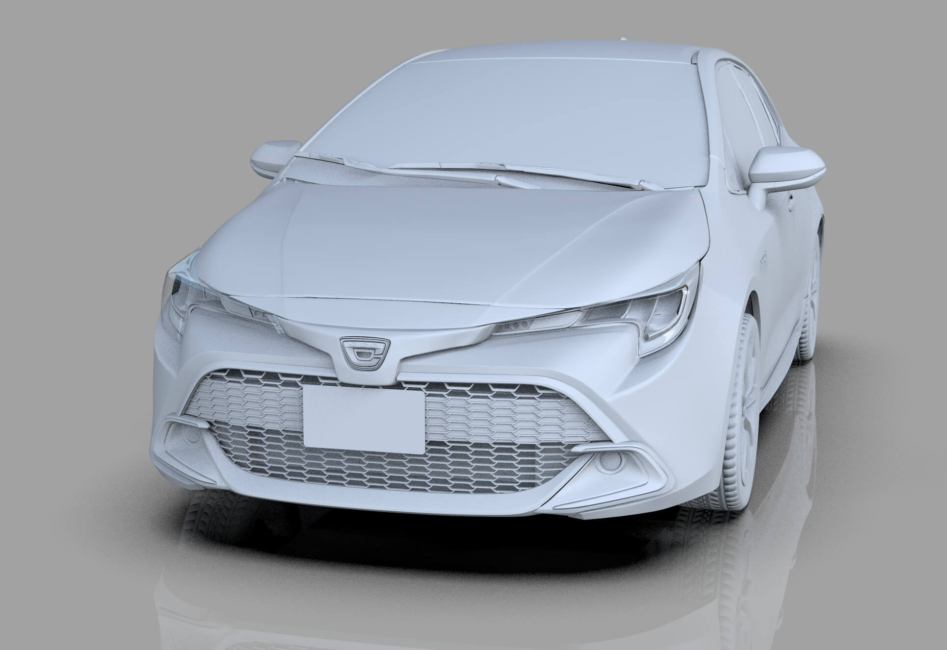 Toyota Corolla Sport Hatchback 2020-2023 HQ Interior 3D Model by davidson