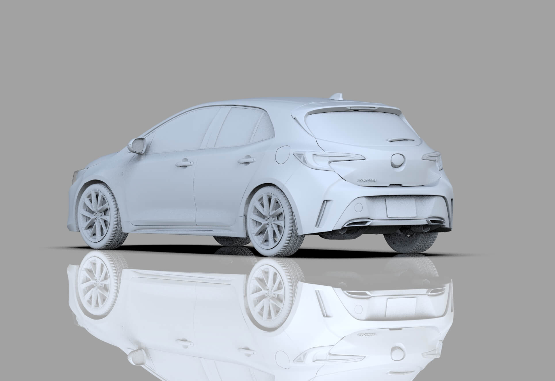Toyota Corolla Hatchback 2020 - 3D Model by davidson