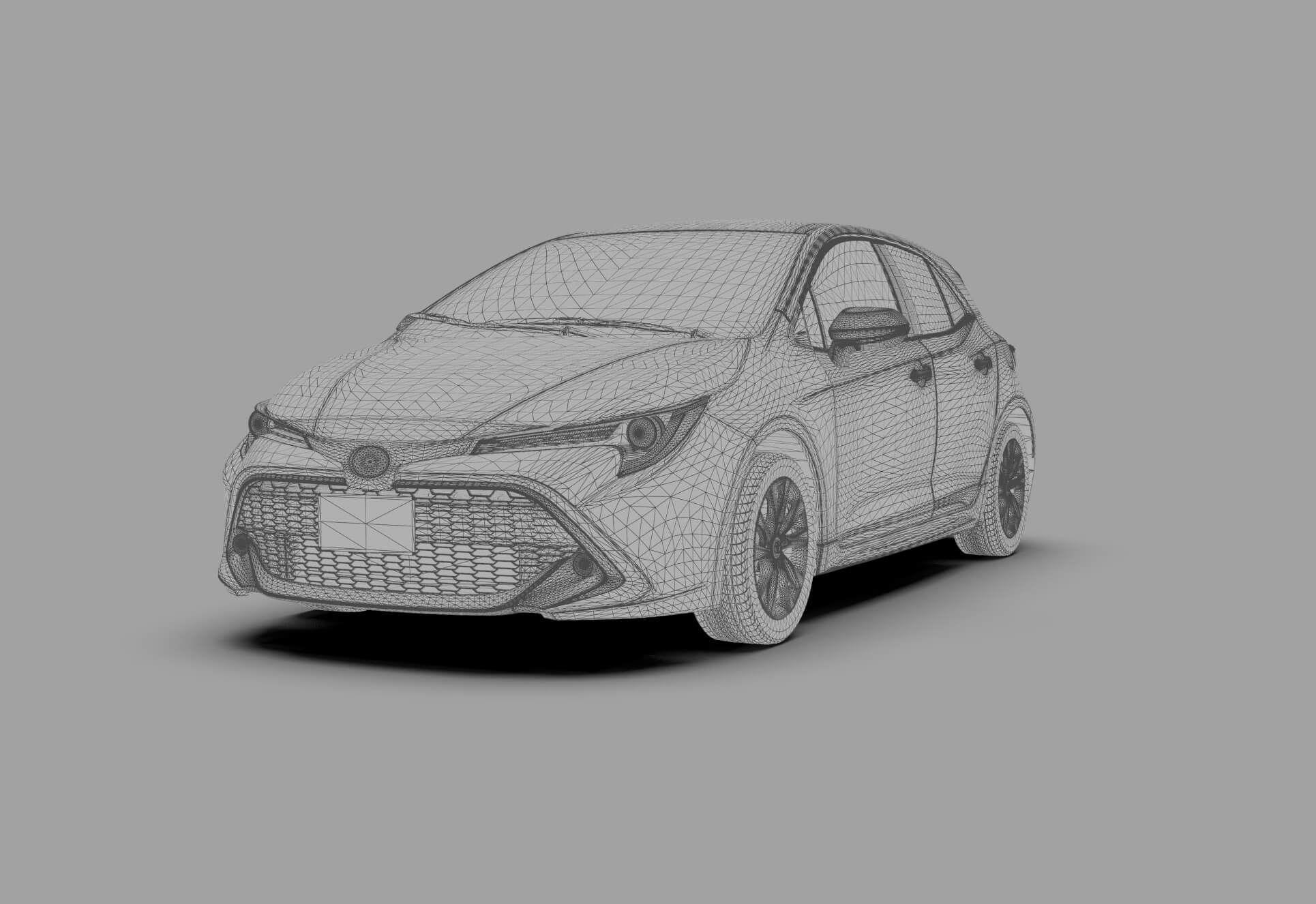 Toyota Corolla Hatchback 2020 - 3D Model by davidson