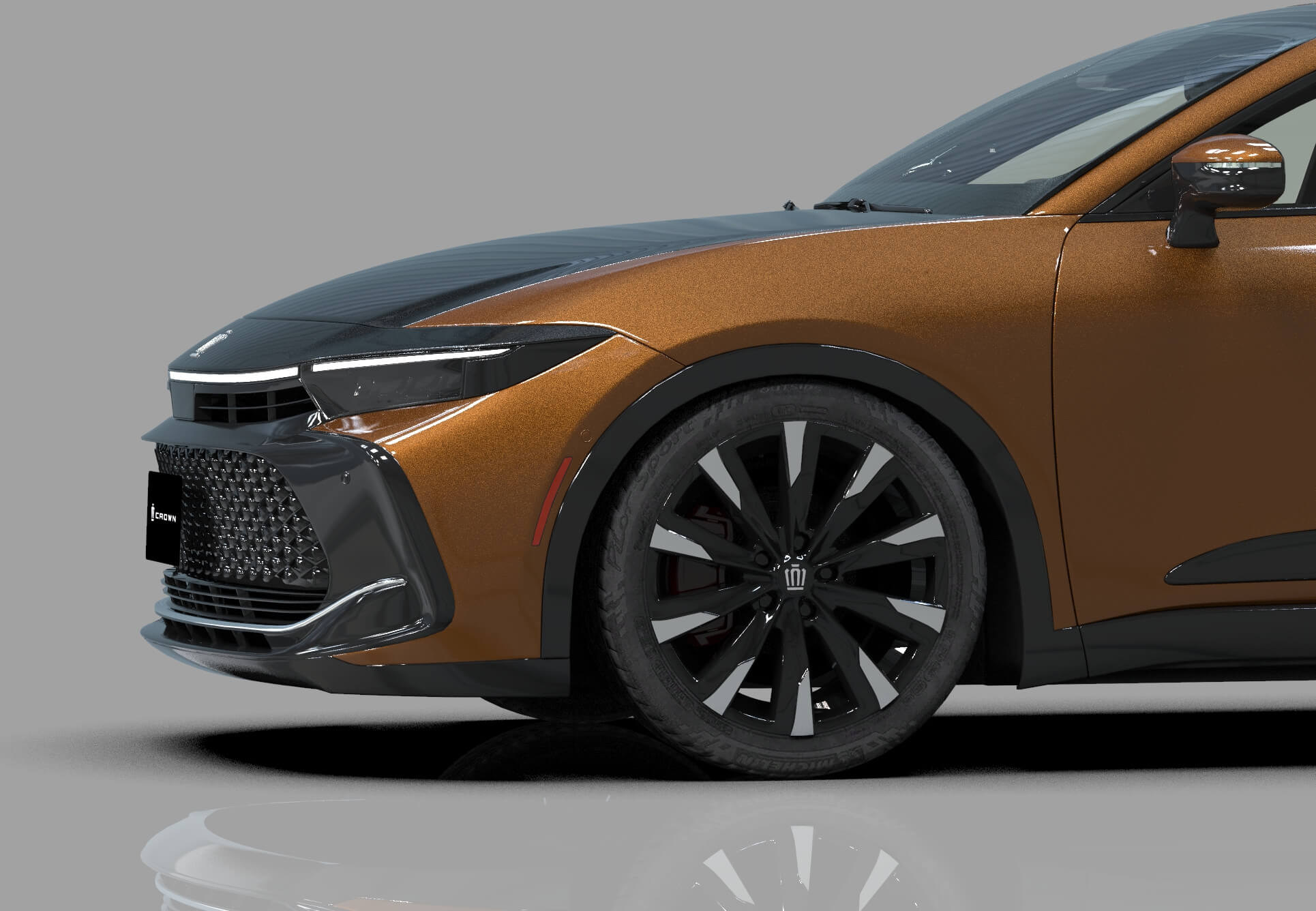 Toyota Crown Cross 2022 HQ Interior - 3D Model by davidson