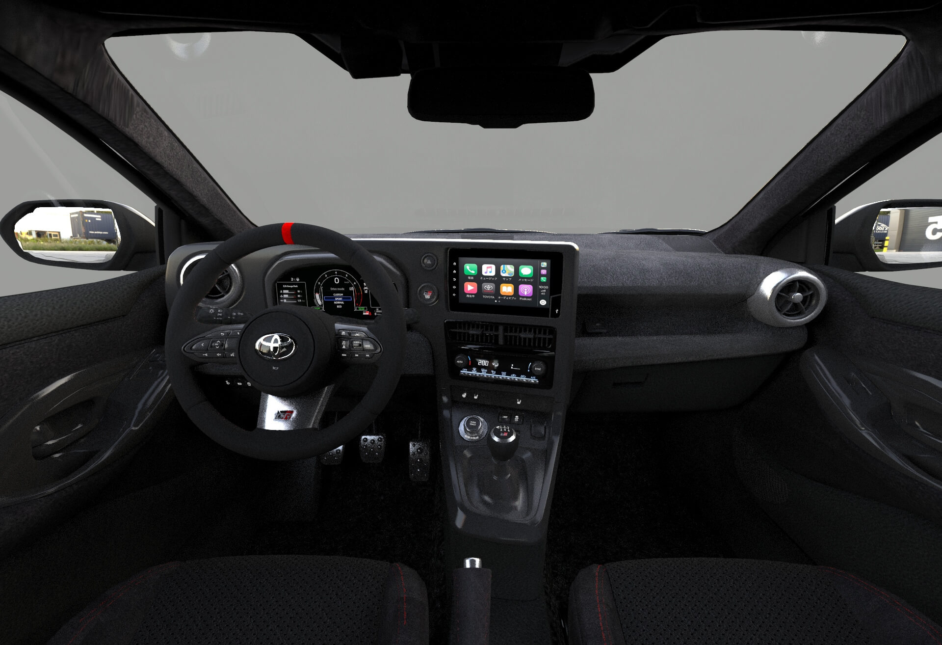 Toyota GR Yaris 2024 HQ Interior - 3D Model by davidson