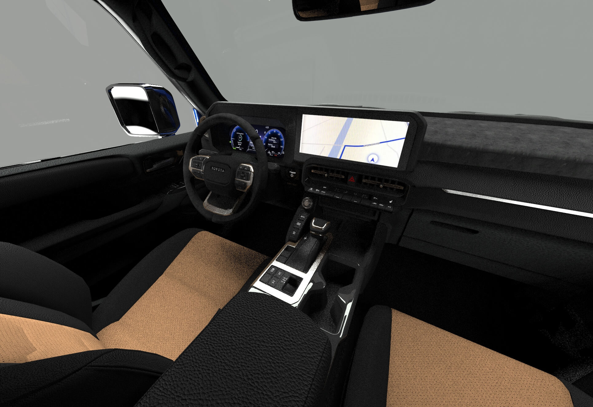 Toyota Land Cruiser LC250 2024 HQ Interior - 3D Model by davidson