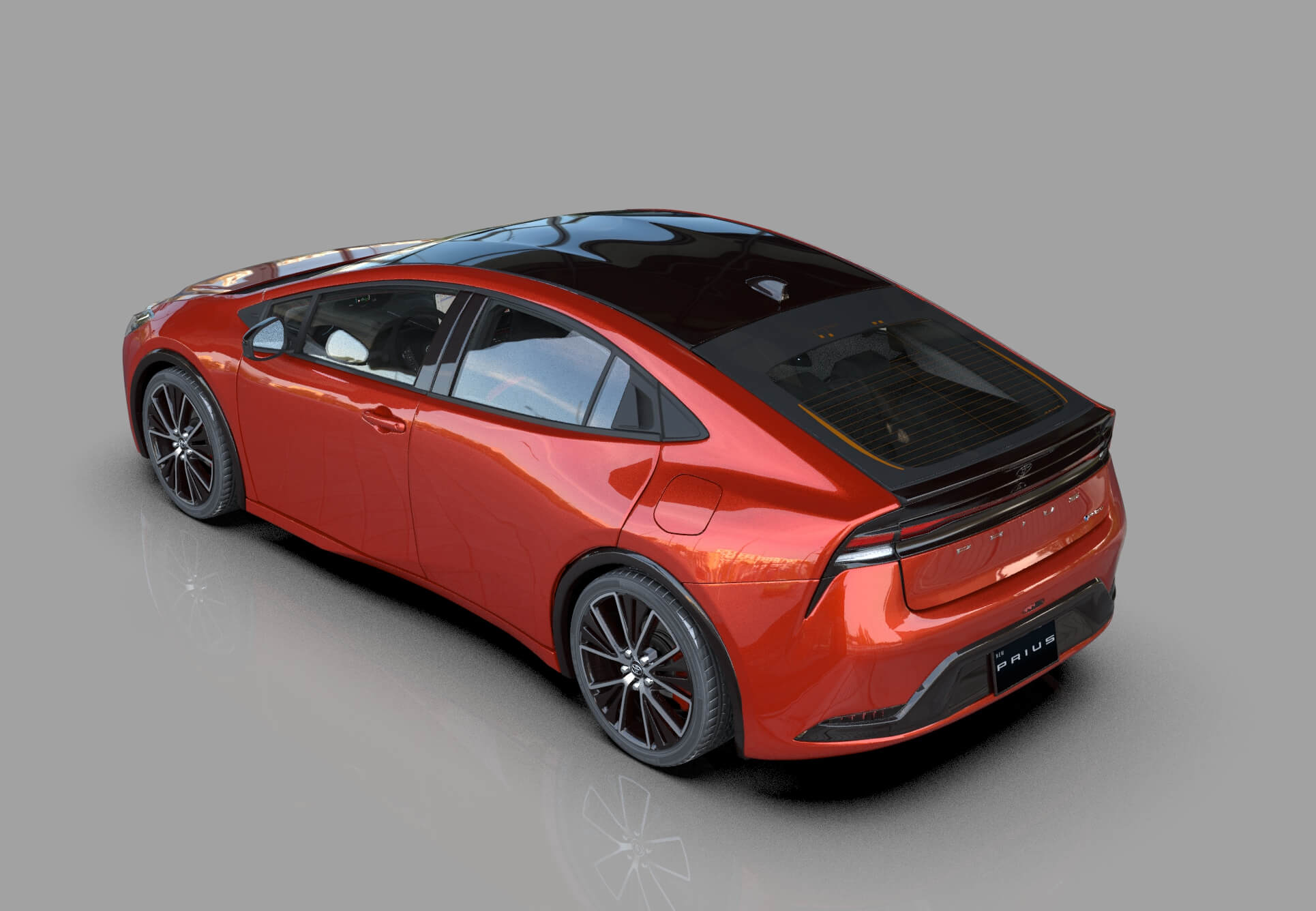 Toyota Prius 2023 Hqinterior - 3D Model by davidson