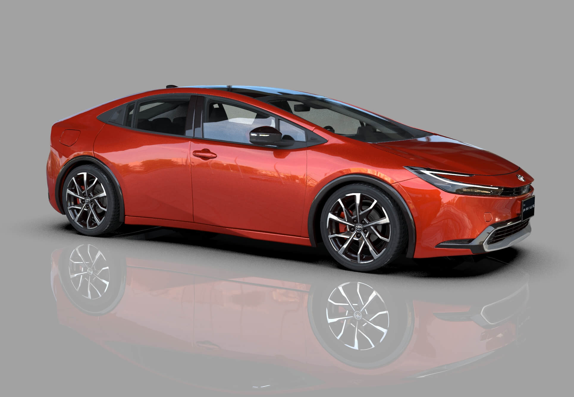 Toyota Prius 2023 Hqinterior - 3D Model by davidson