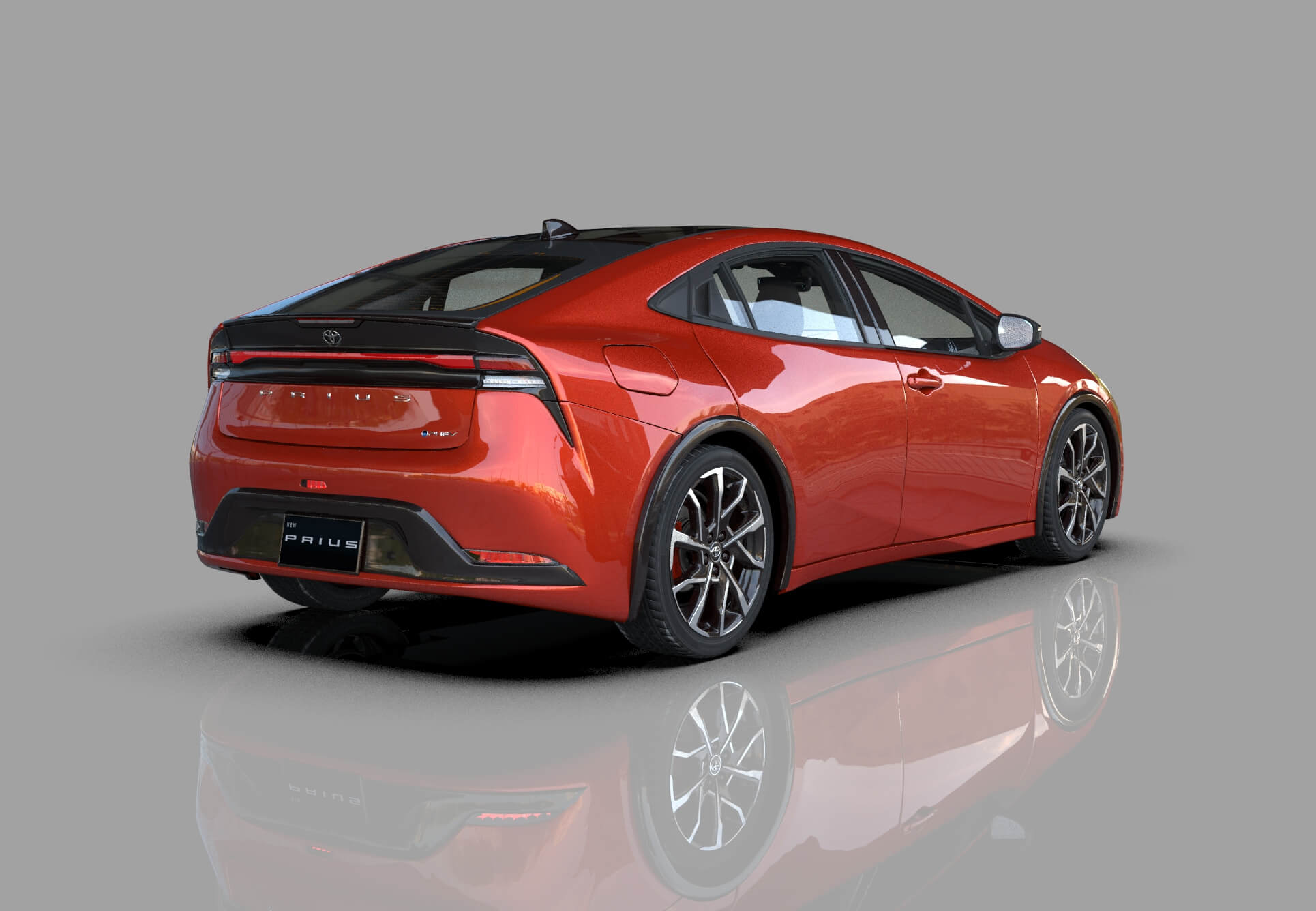 Toyota Prius 2023 Hqinterior - 3D Model by davidson