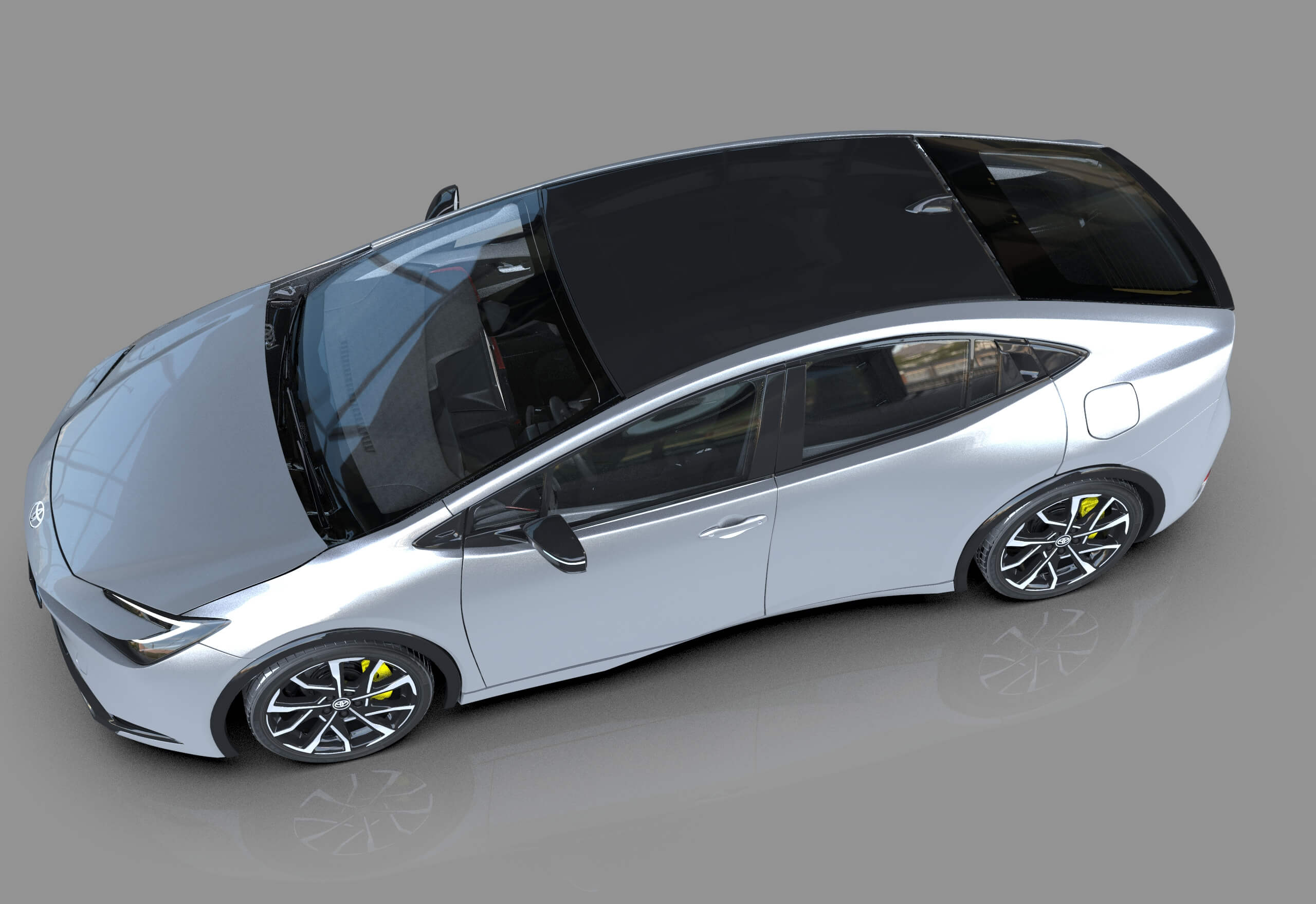 Toyota Prius 2023 Hqinterior - 3D Model by davidson