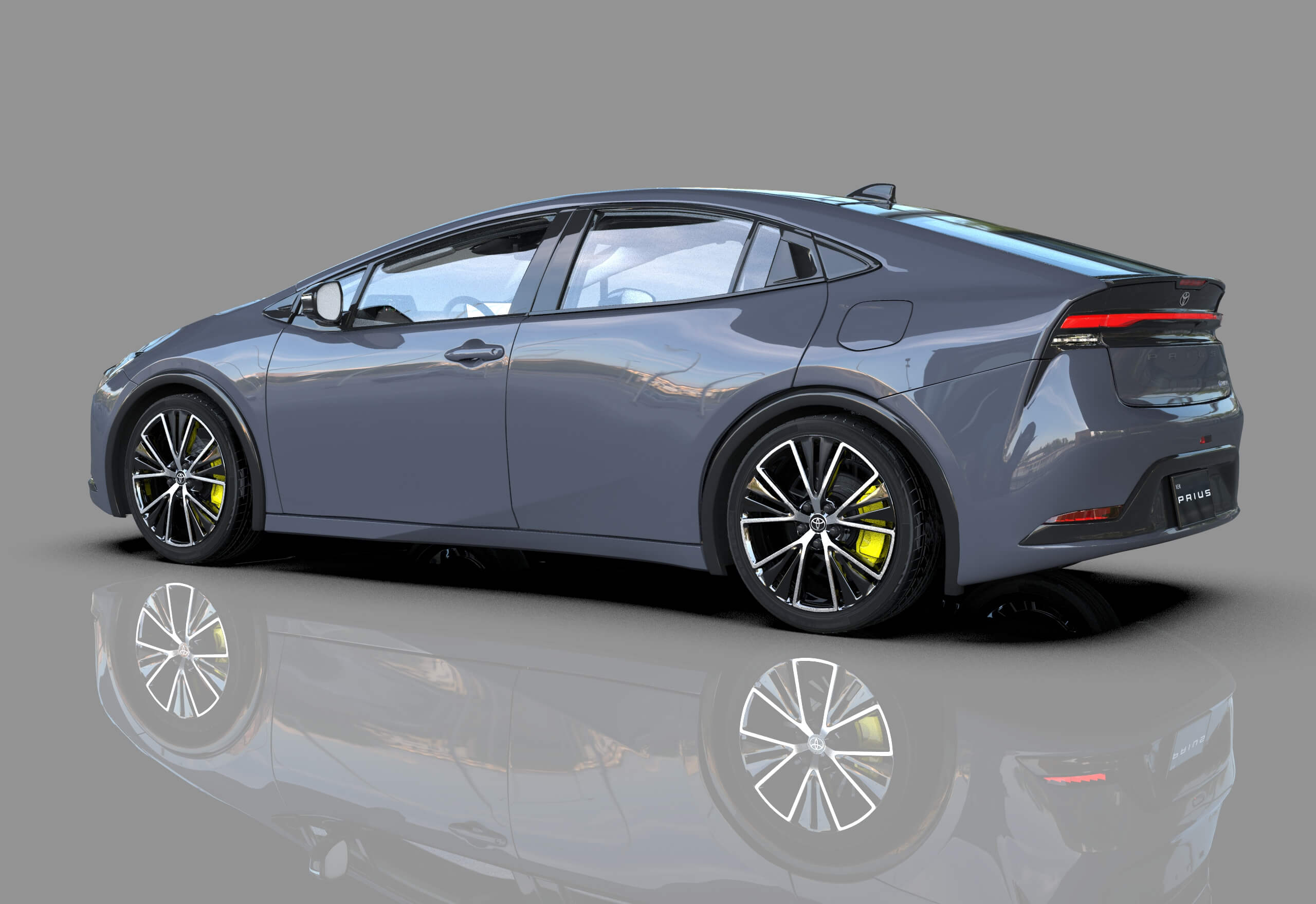 Toyota Prius 2023 Hqinterior - 3D Model by davidson