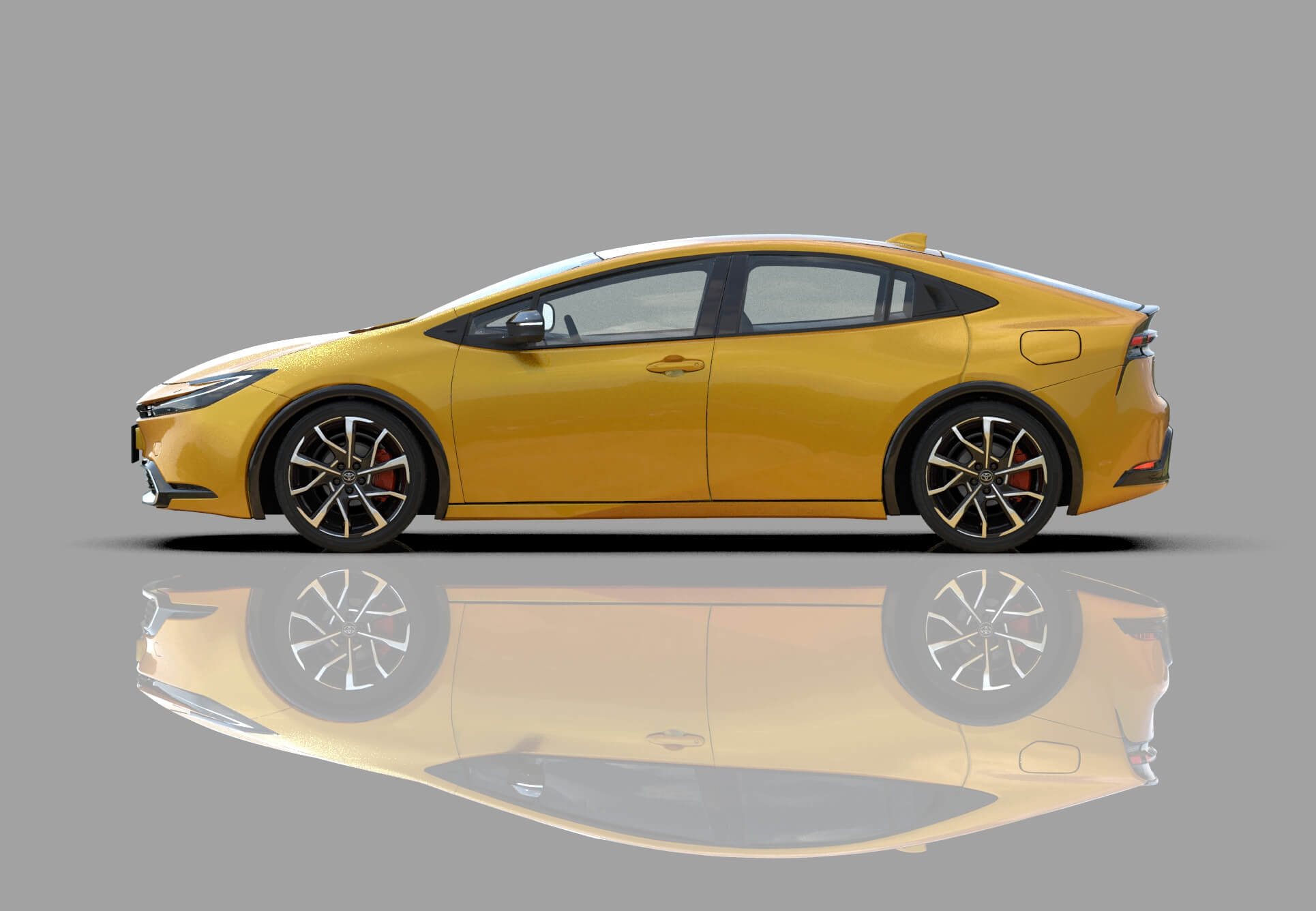 Toyota Prius 2023 Hqinterior - 3D Model by davidson