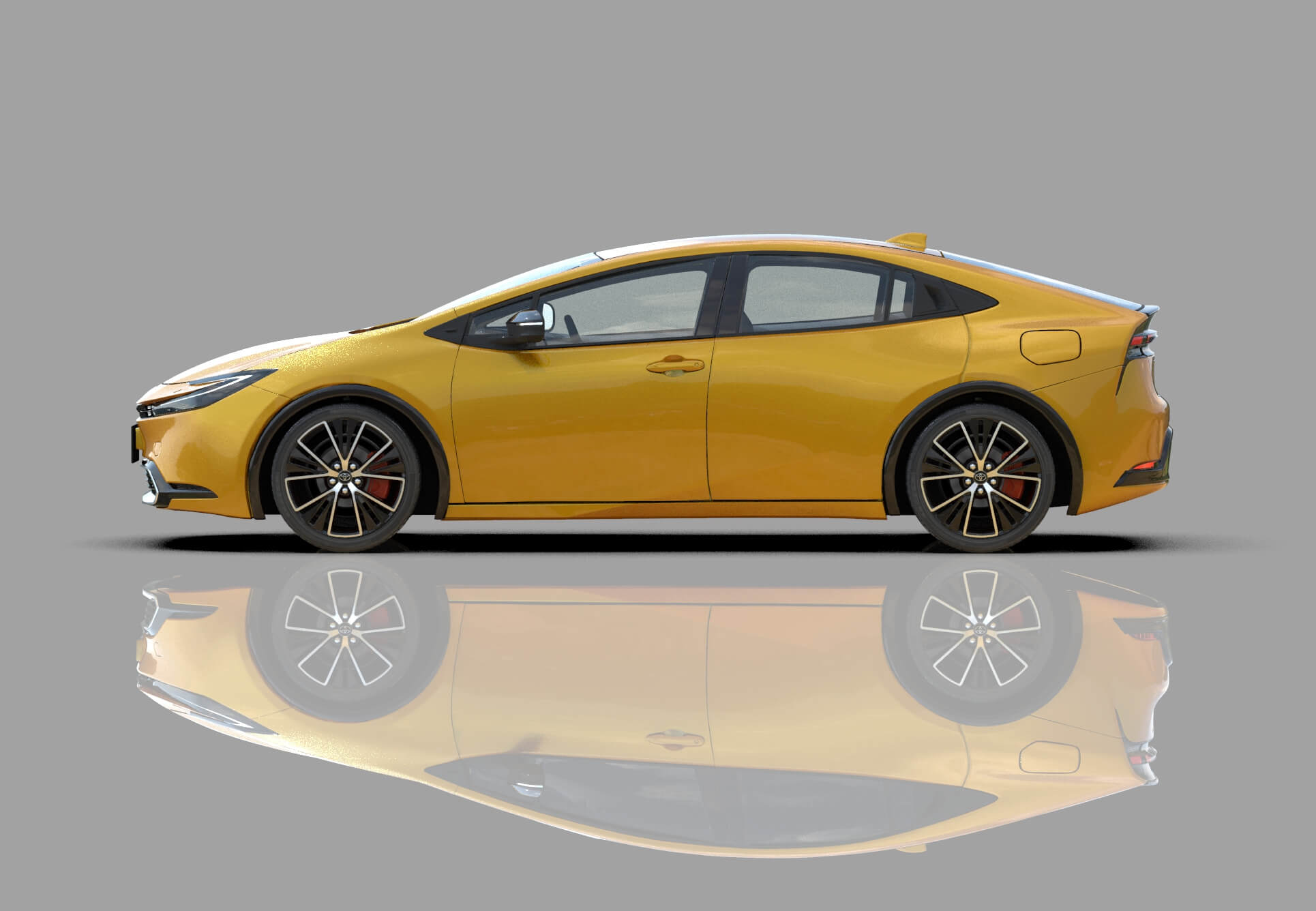 Toyota Prius 2023 Hqinterior - 3D Model by davidson