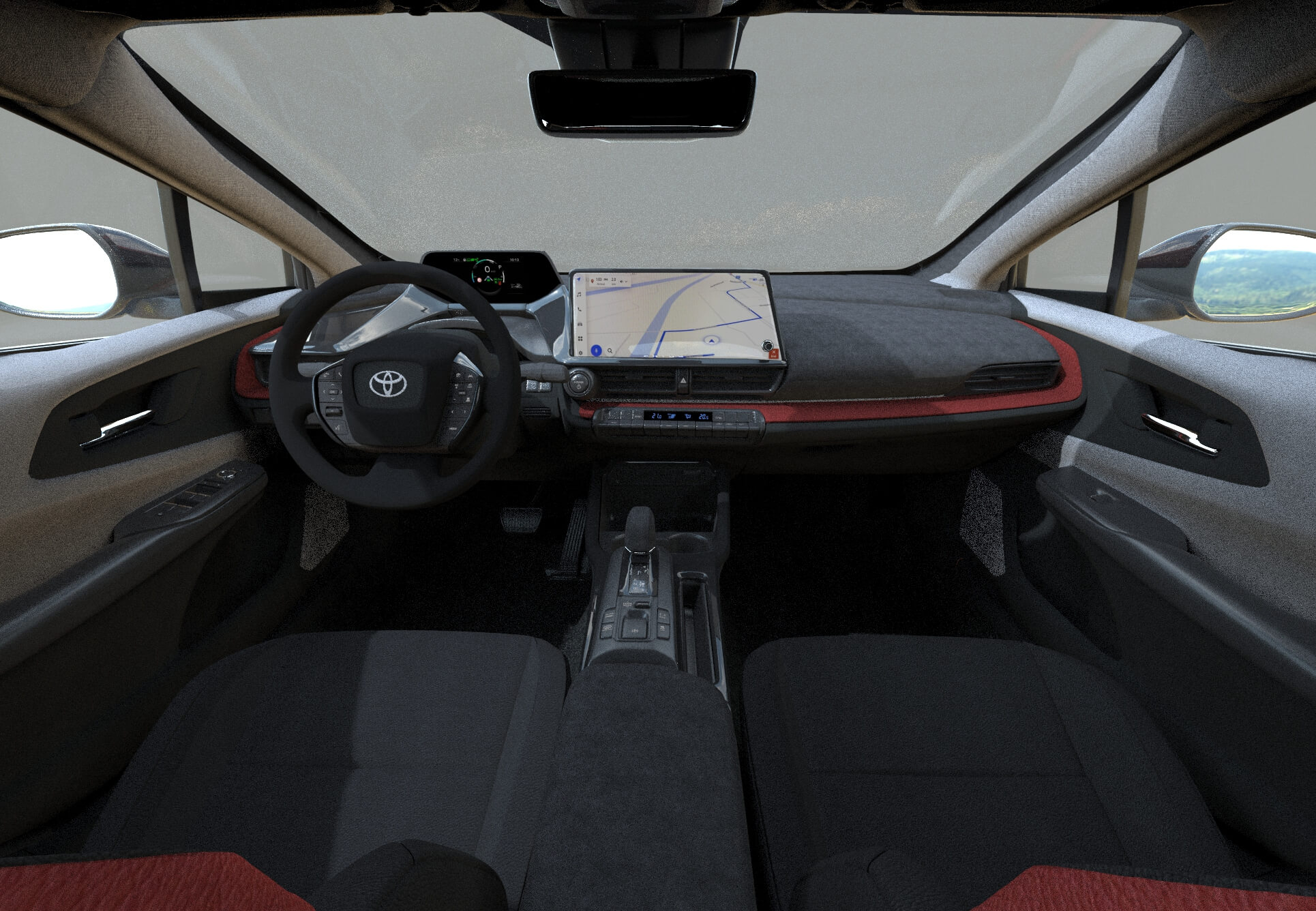 Toyota Prius 2023 Hqinterior - 3D Model by davidson