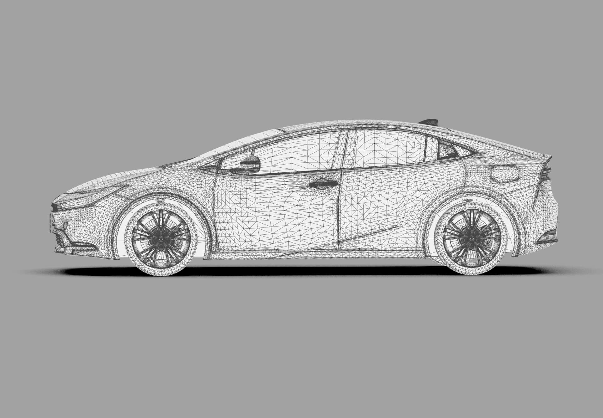 Toyota Prius 2023 Hqinterior - 3D Model by davidson