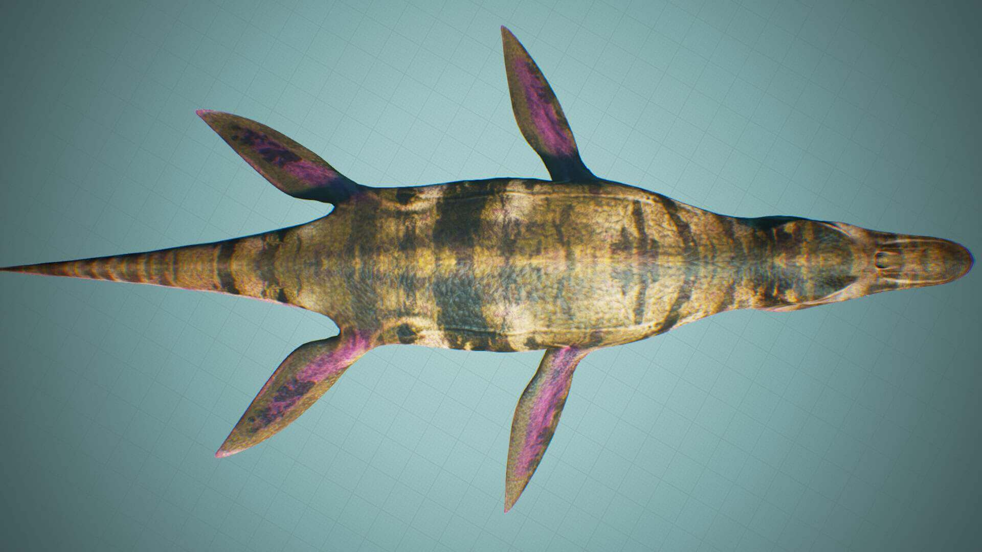 Ocean Pliosaur Pack - 3D Model by davis3d