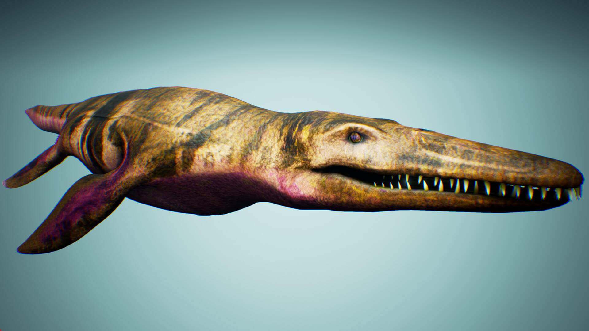 Ocean Pliosaur Pack - 3D Model by davis3d