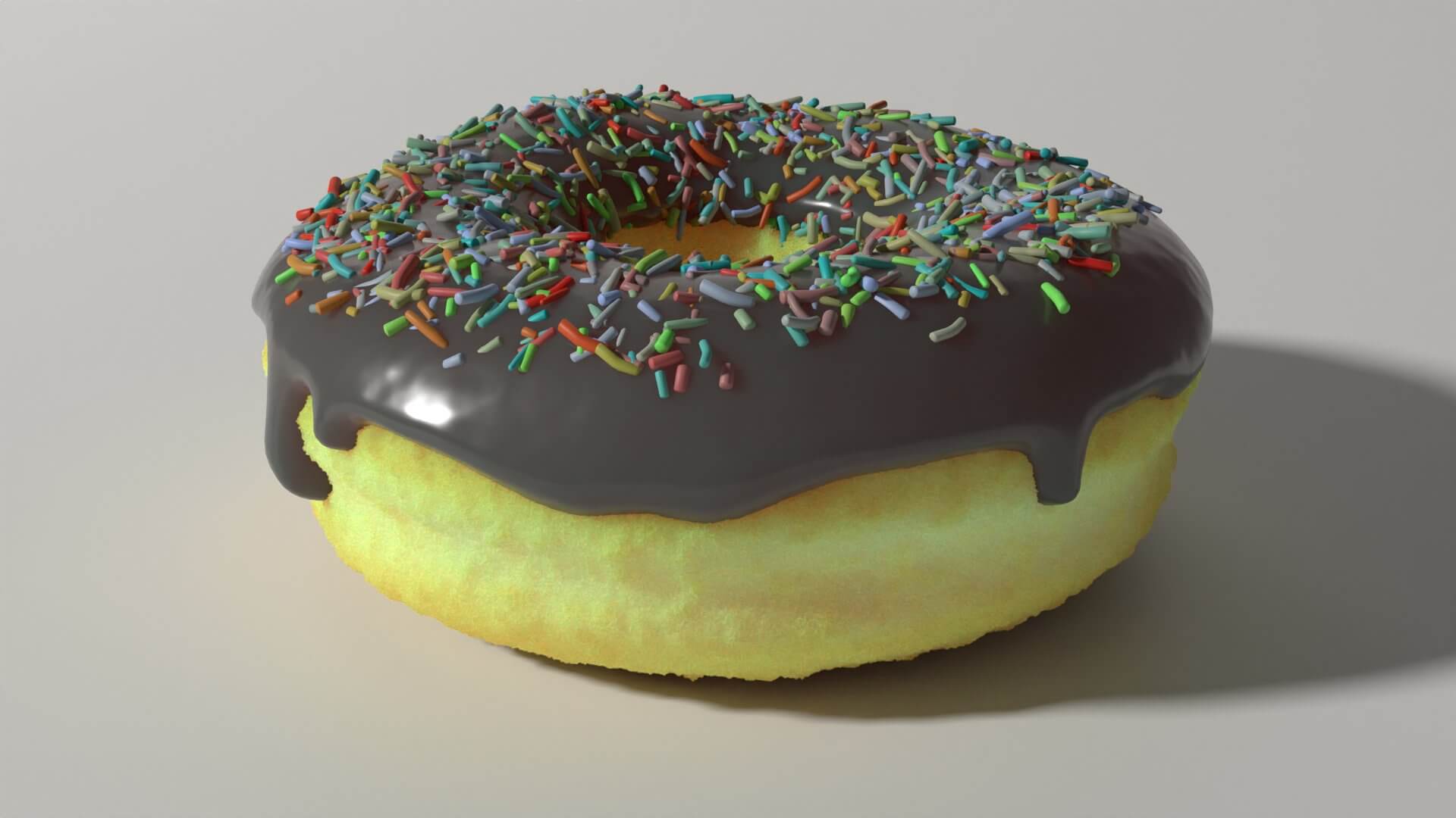 Doughnut - 3D Model by davisthegamelord