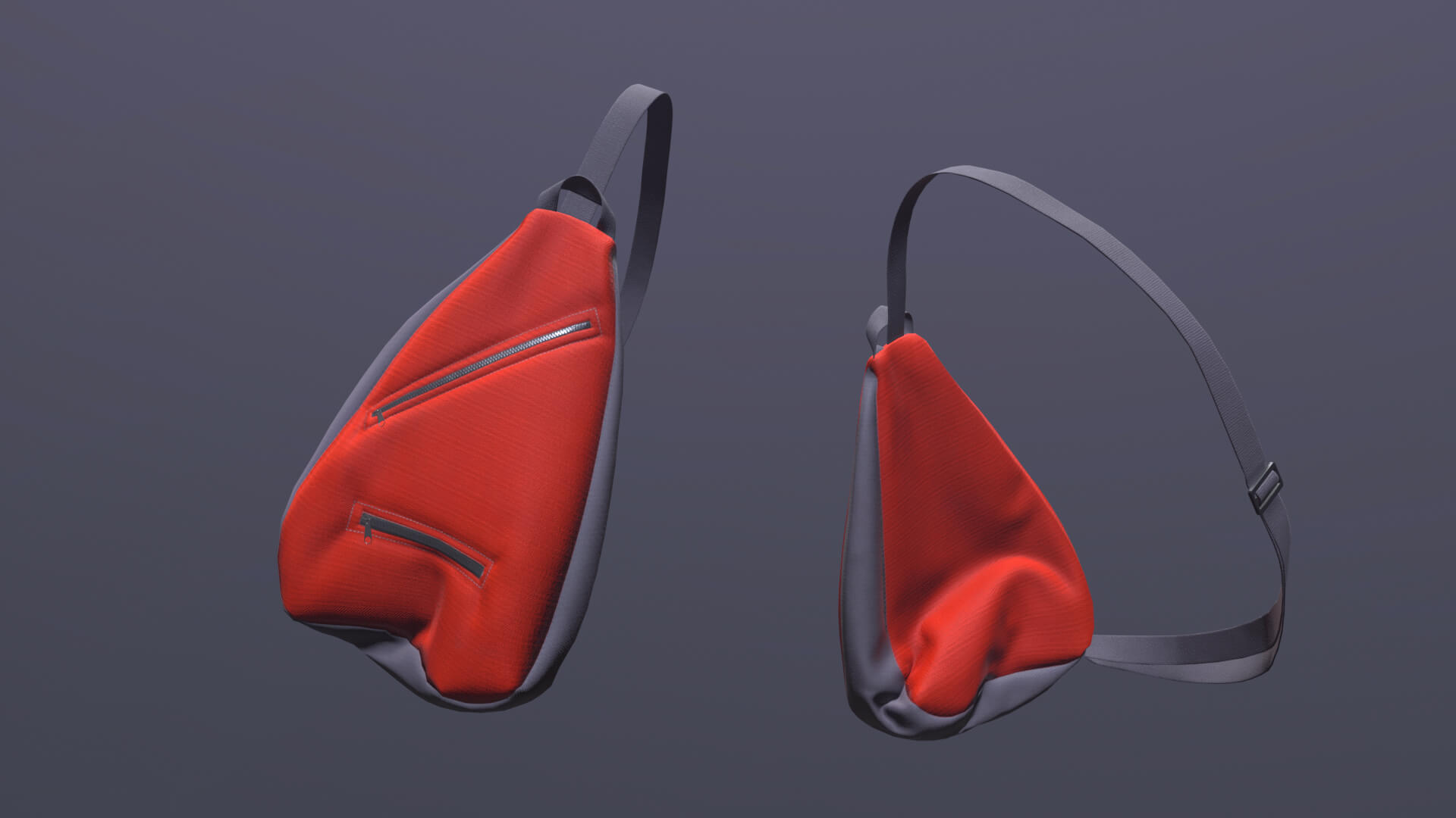 Backpack 01 - Game Ready 3D Model by Davlet