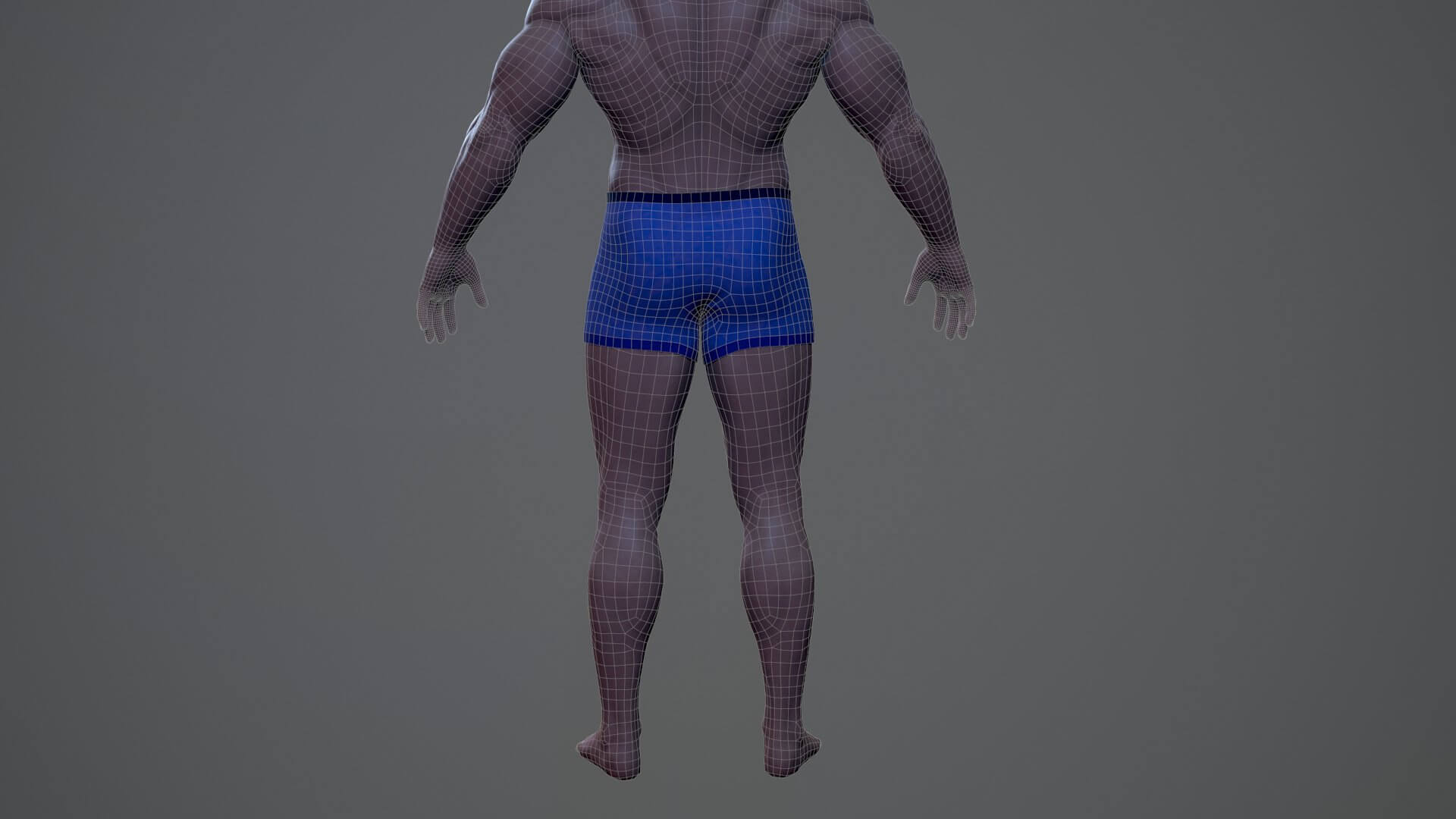 Bodybuilder 01 - 3D Model by Davlet
