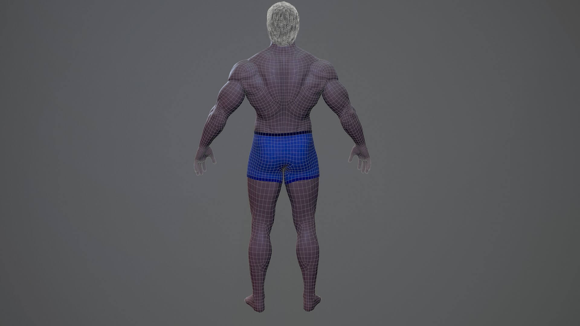 Bodybuilder 01 - 3D Model by Davlet