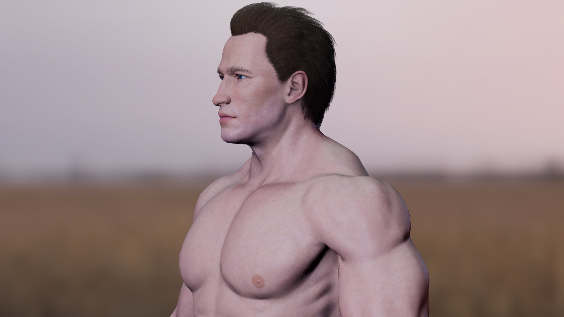 Bodybuilder V02 - 3D Model by Davlet