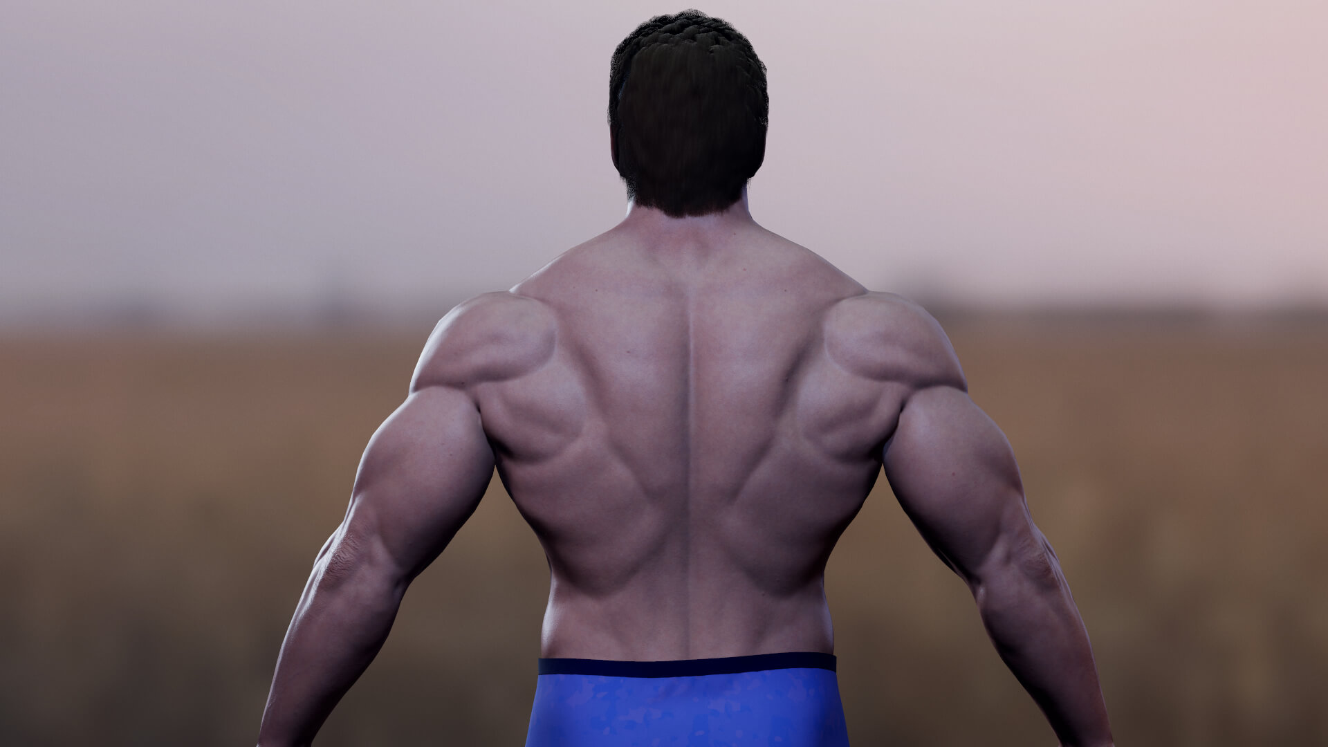 Bodybuilder V02 - 3D Model by Davlet