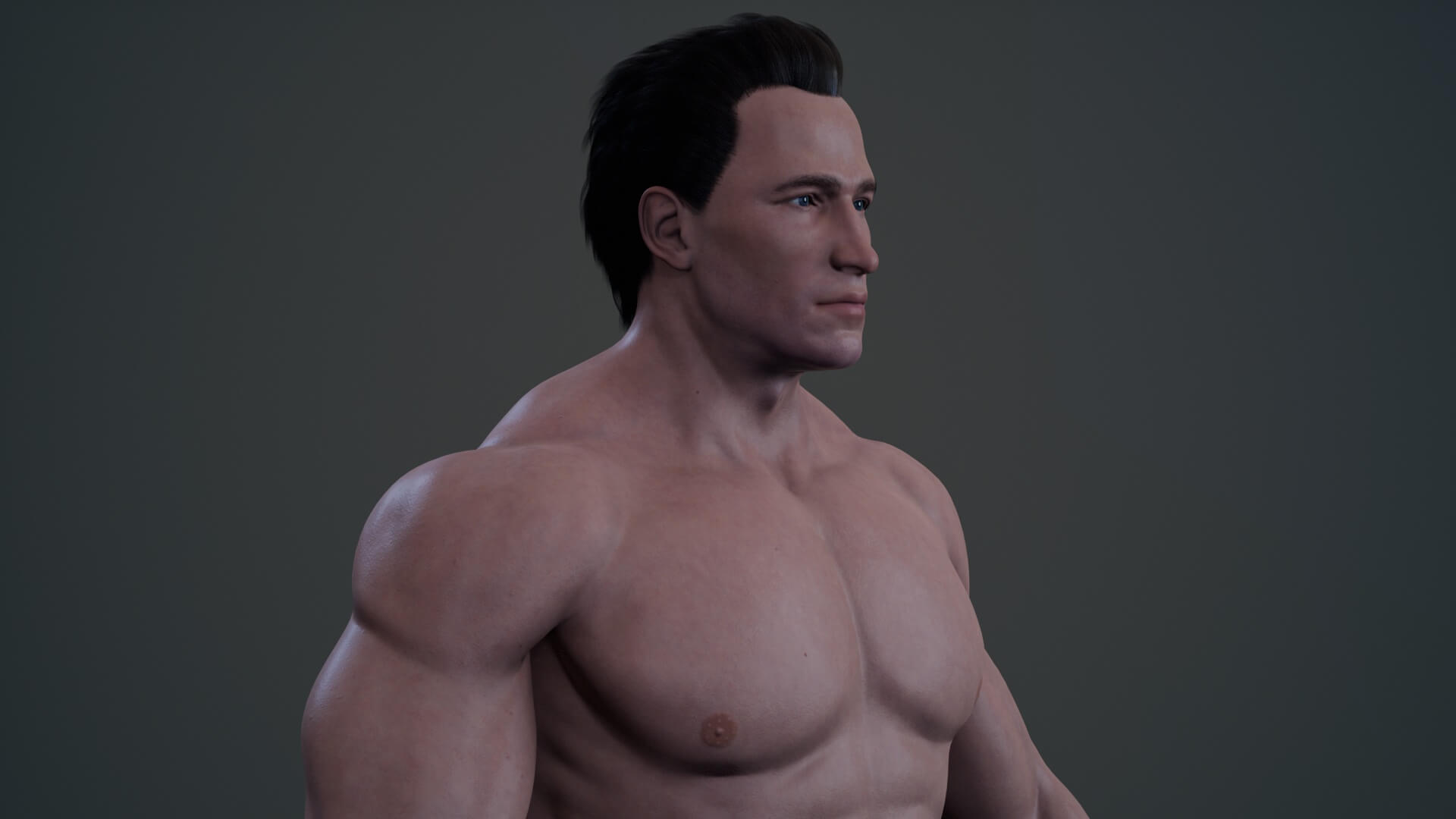 Bodybuilder V02 - 3D Model by Davlet