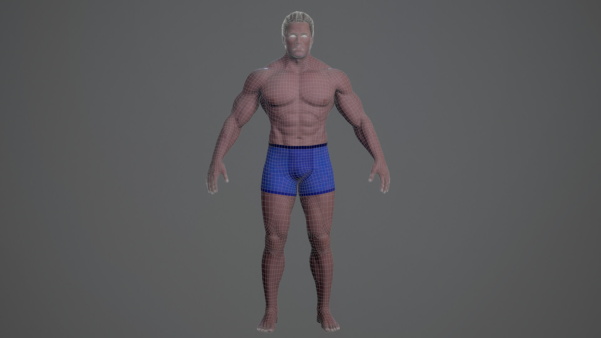 Bodybuilder V02 - 3D Model by Davlet