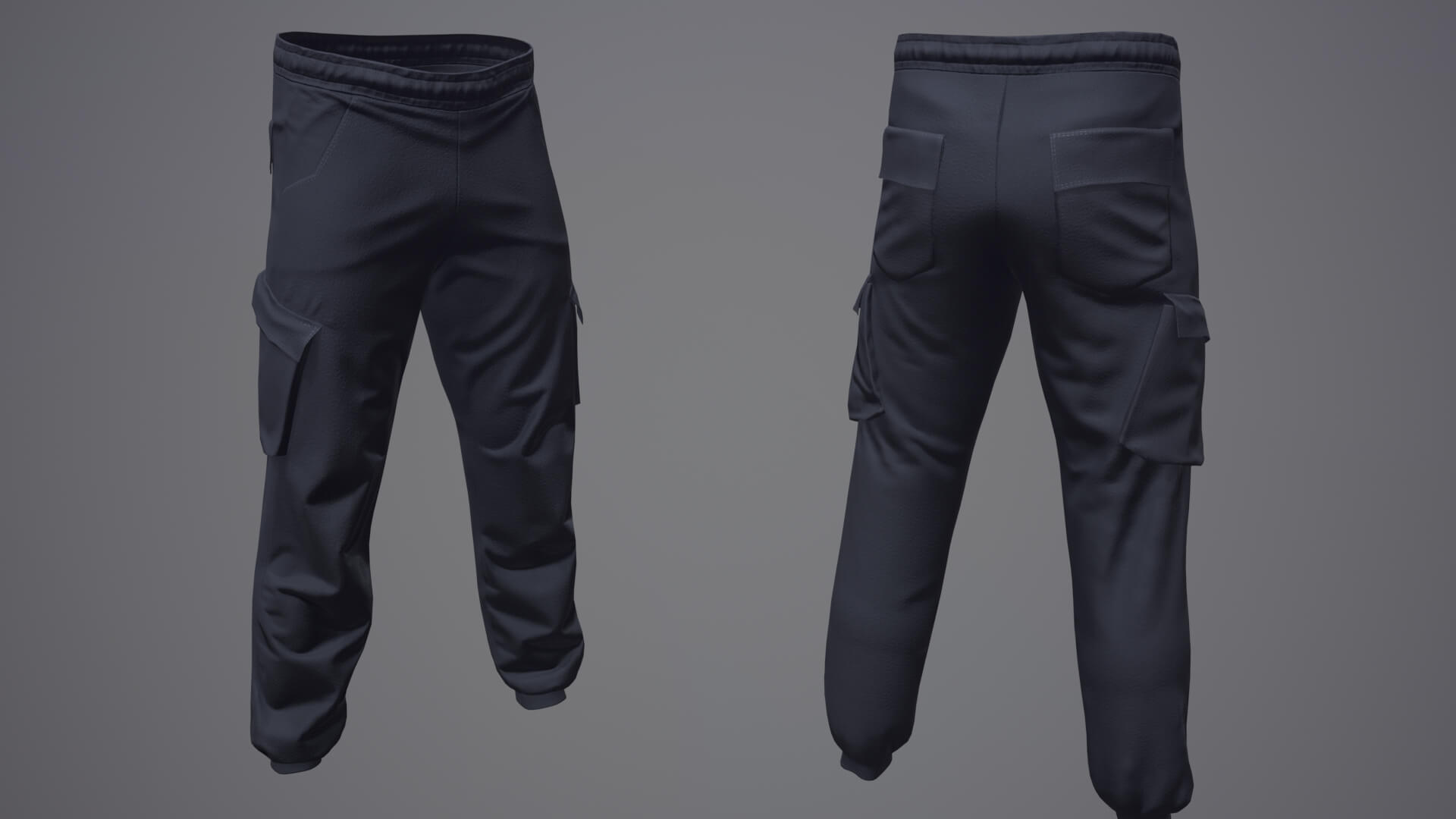 Cargo Pants 01 - Game Ready 3D Model by Davlet