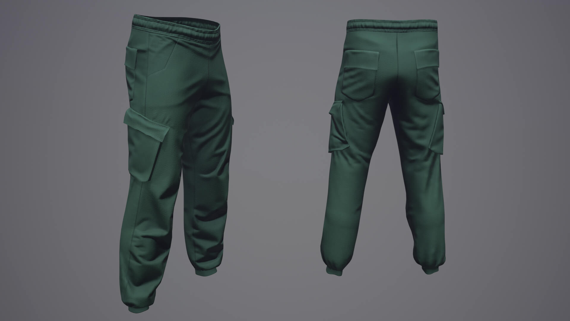 Cargo Pants 01 - Game Ready 3D Model by Davlet