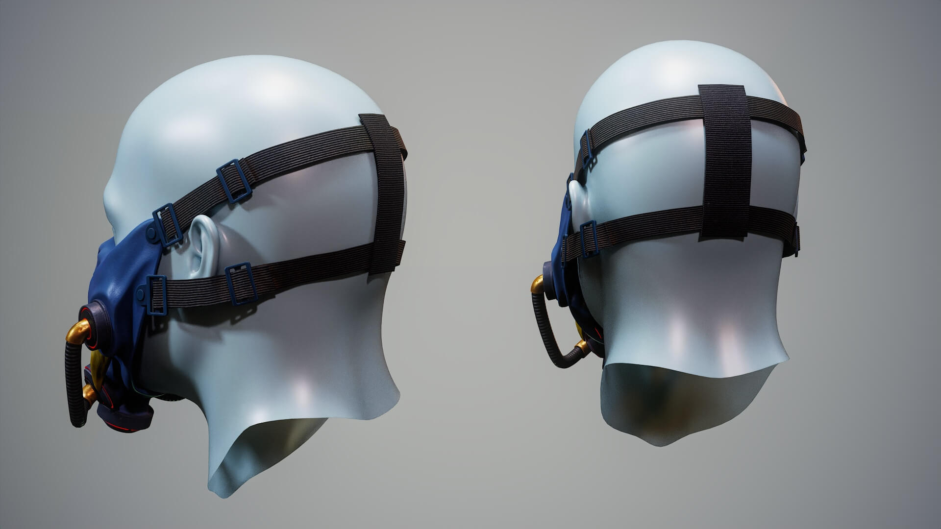 Cyber Mask 01 - 3D Model by Davlet