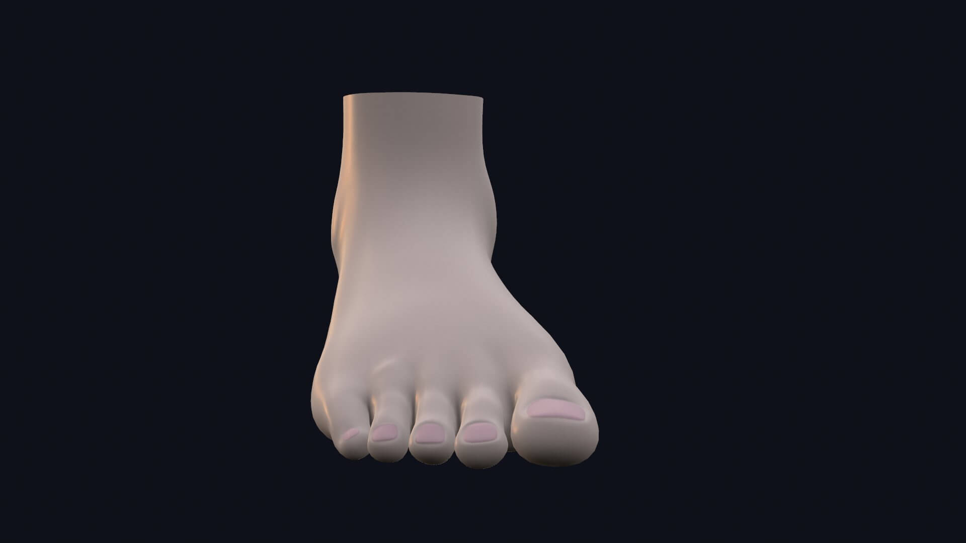 Character Feet - 3D Model by Davlet