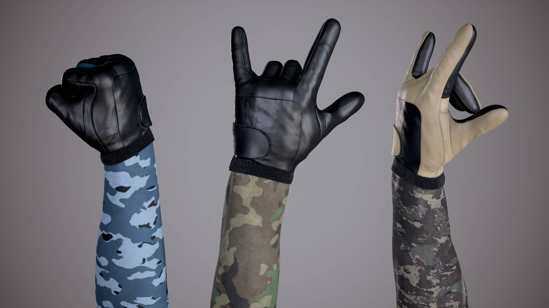 FPS Arms 03A - 3D Model by Davlet