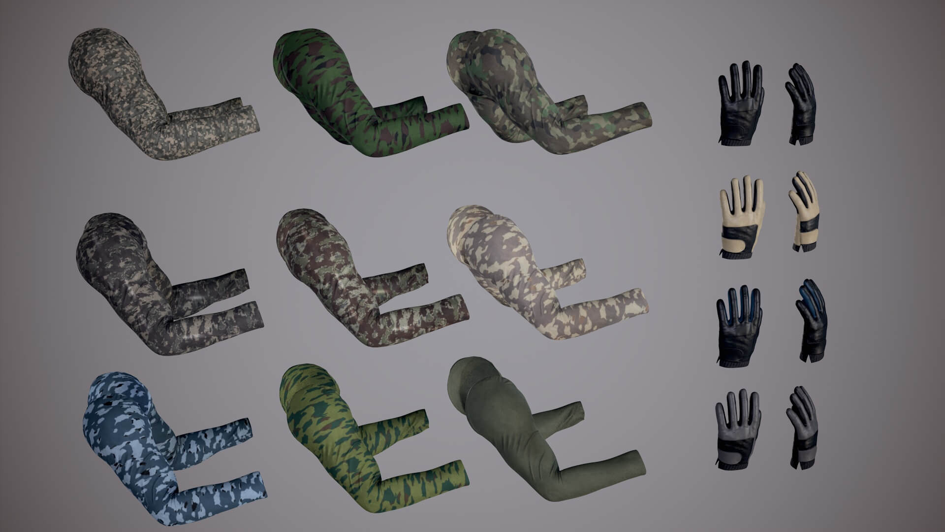 FPS Arms 03A - 3D Model by Davlet