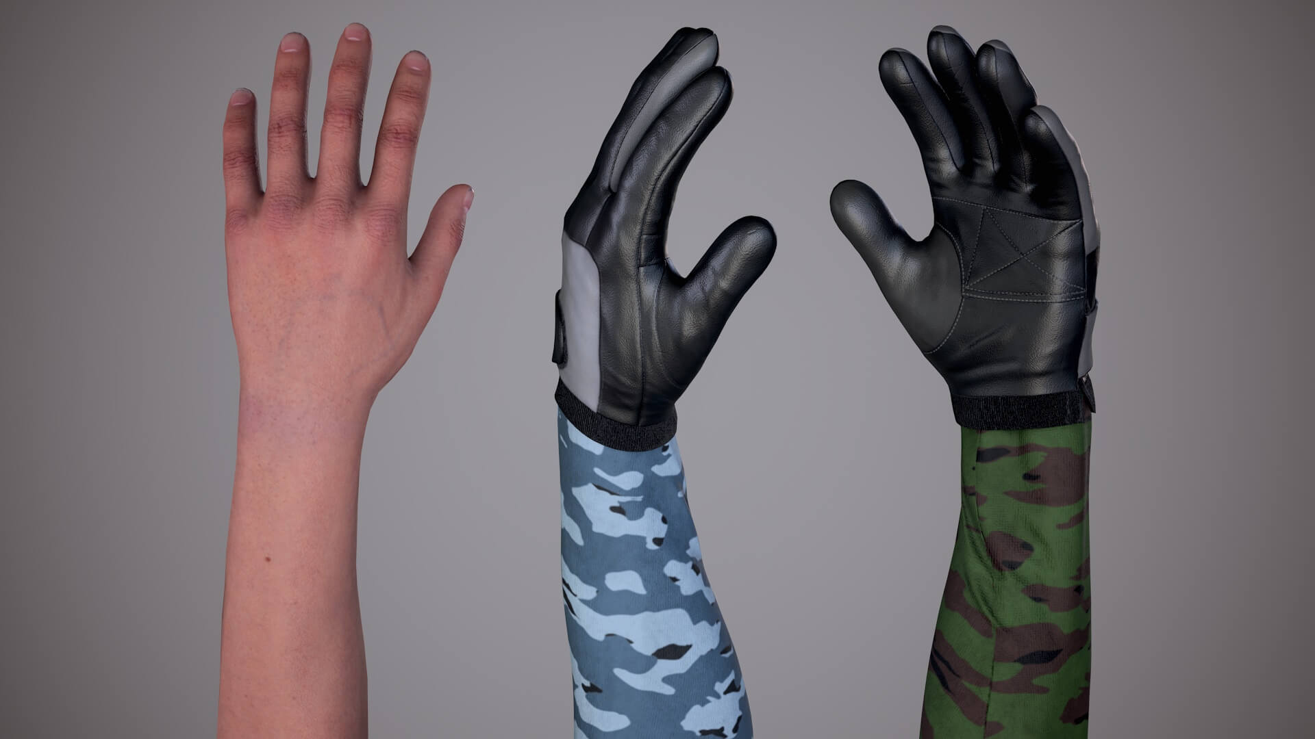 FPS Arms 03A - 3D Model by Davlet