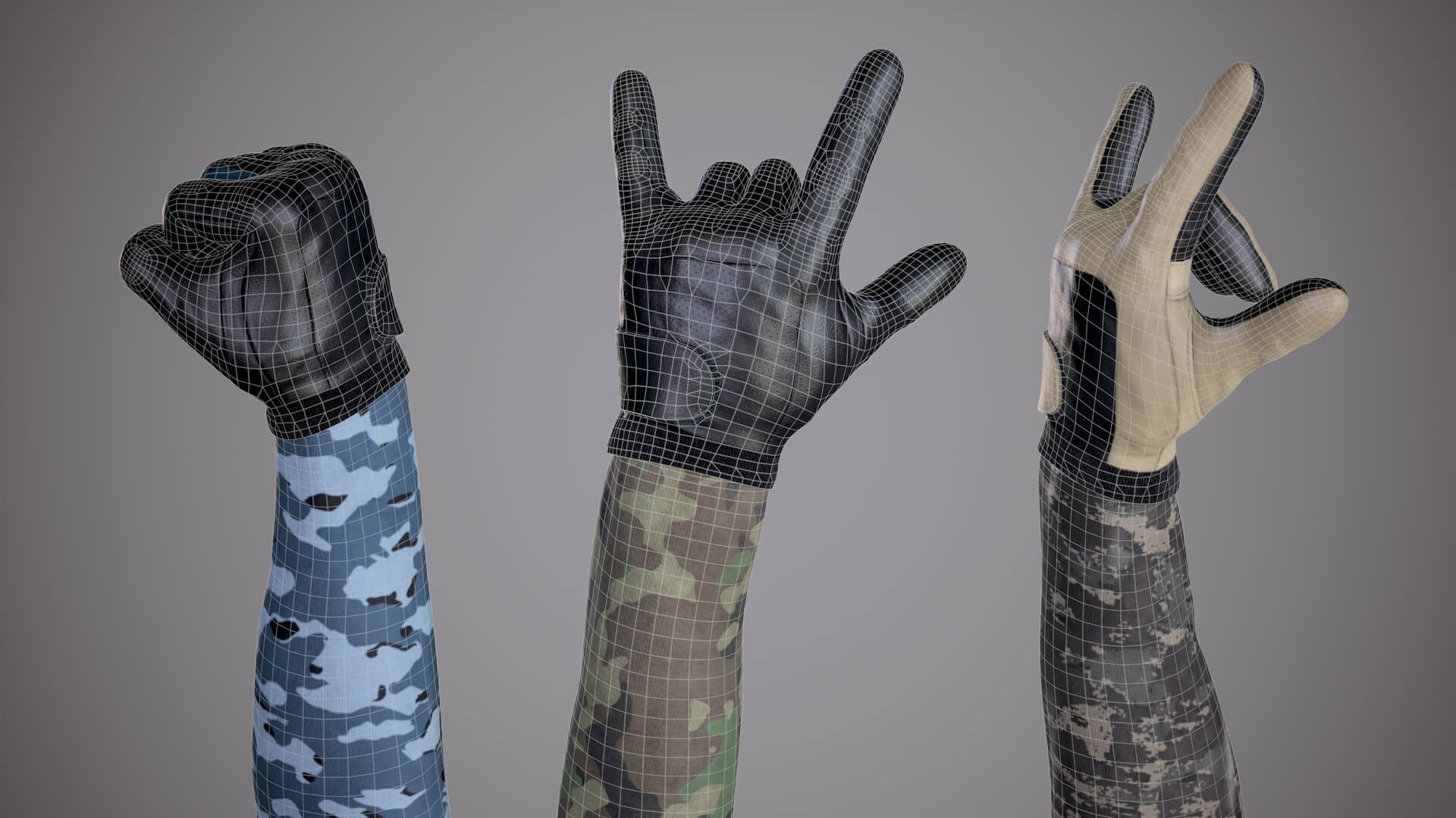 FPS Arms 03A - 3D Model by Davlet