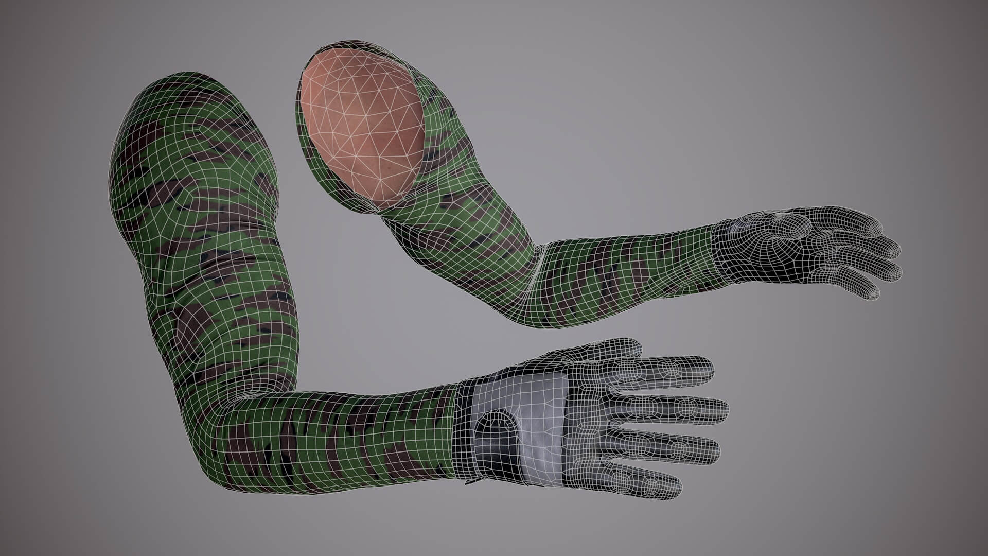 FPS Arms 03A - 3D Model by Davlet