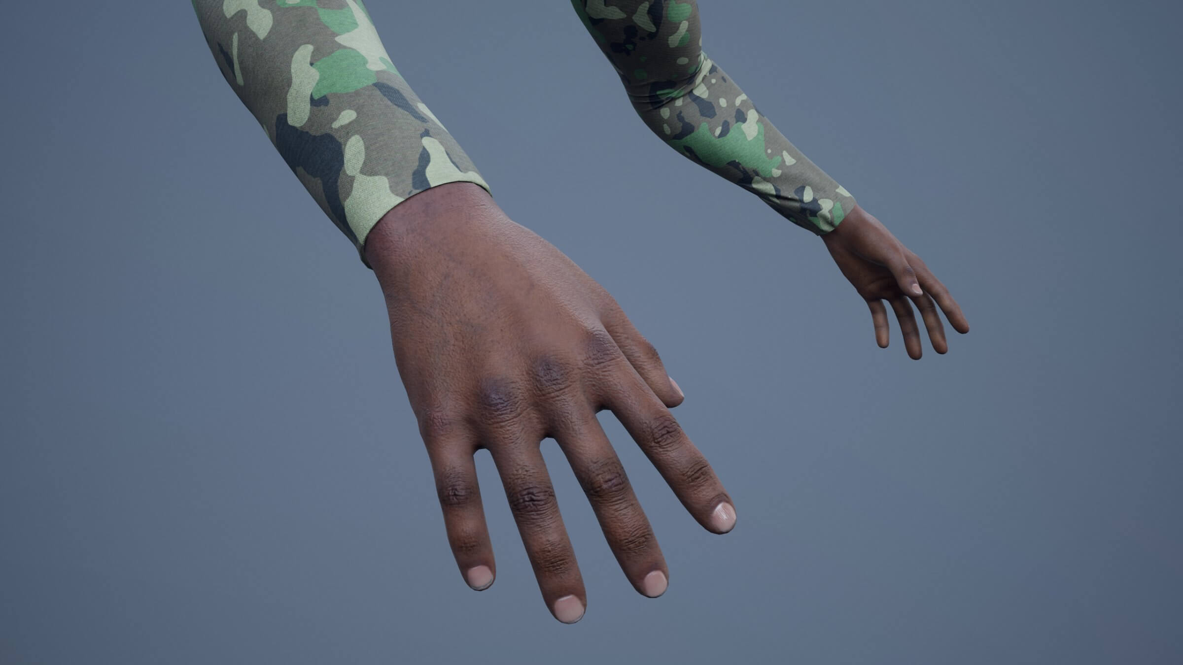 FPS First Person Arms - 01 B 3D Model by Davlet